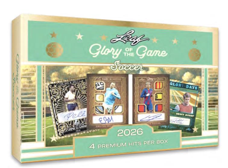 2026 Leaf Glory of the Game Soccer Hobby Box (Presell) | DA Card World