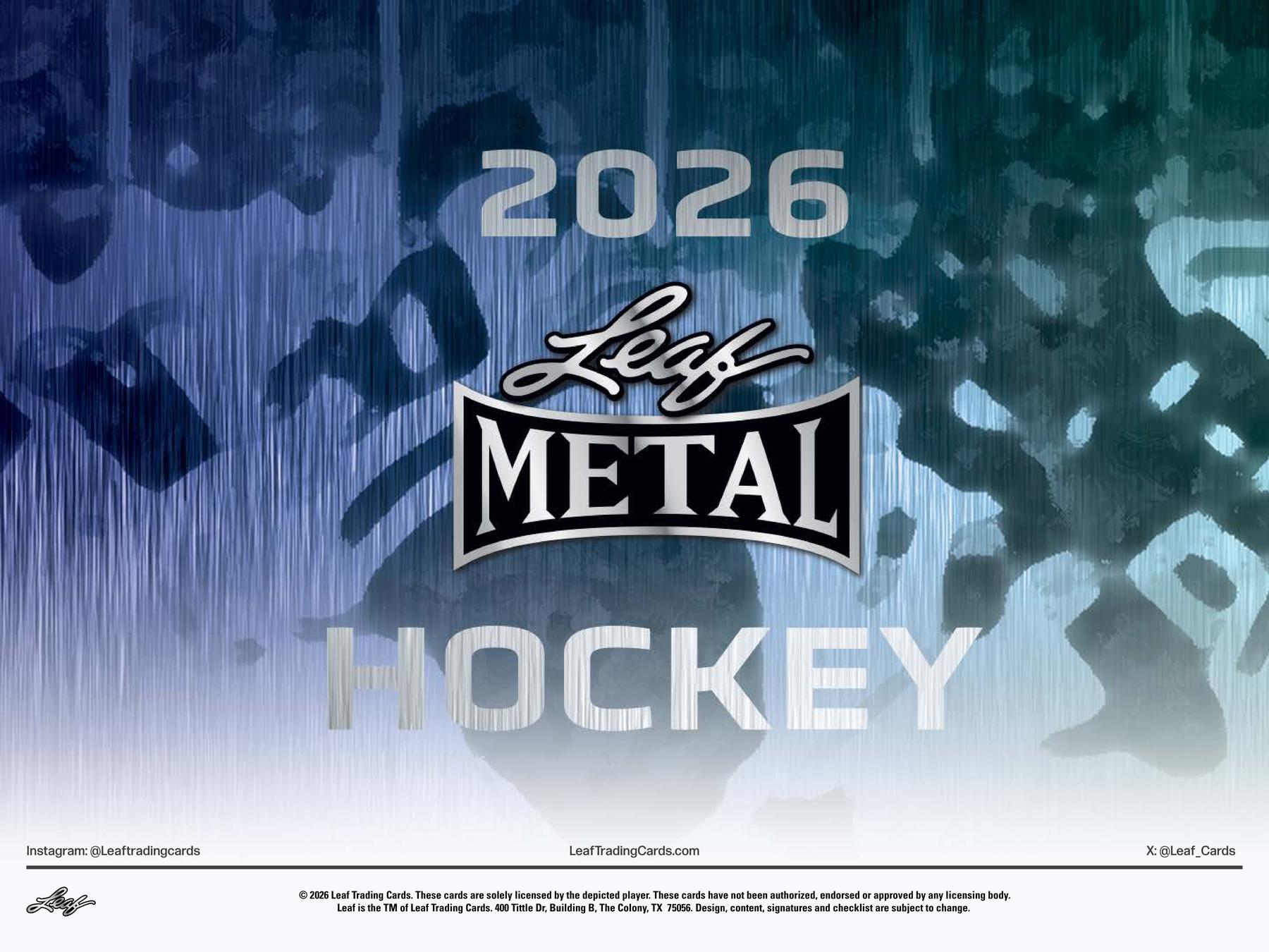 2026 Leaf Metal Hockey Hobby Box (Presell) | DA Card World