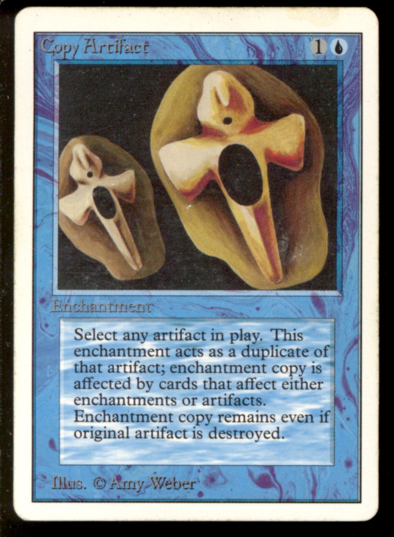 Magic the Gathering Unlimited Copy Artifact HEAVILY PLAYED (HP) | DA ...