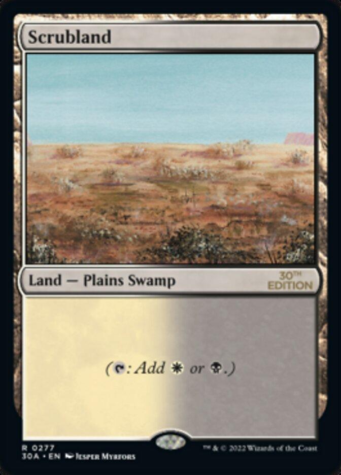 Magic the Gathering 30th Anniversary Scrubland - NEAR MINT (NM) | DA ...