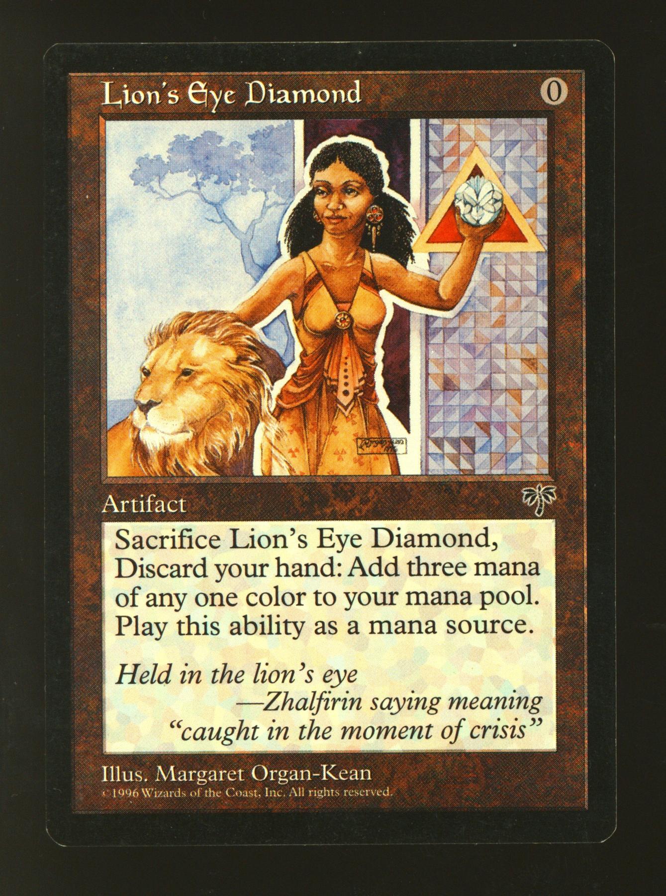 Magic the Gathering Mirage Lion's Eye Diamond LIGHTLY PLAYED (LP) *526 ...