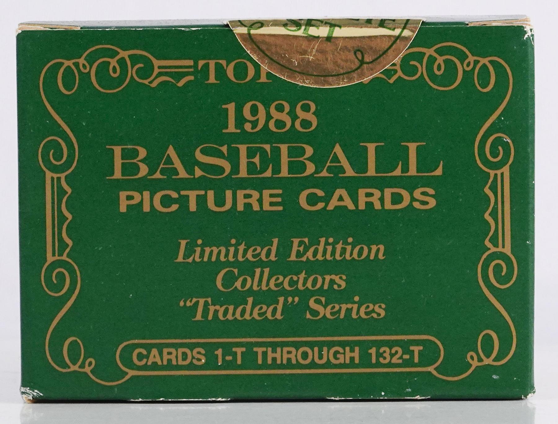 1988 Topps Tiffany Traded & Rookies Baseball Factory Set | DA Card World