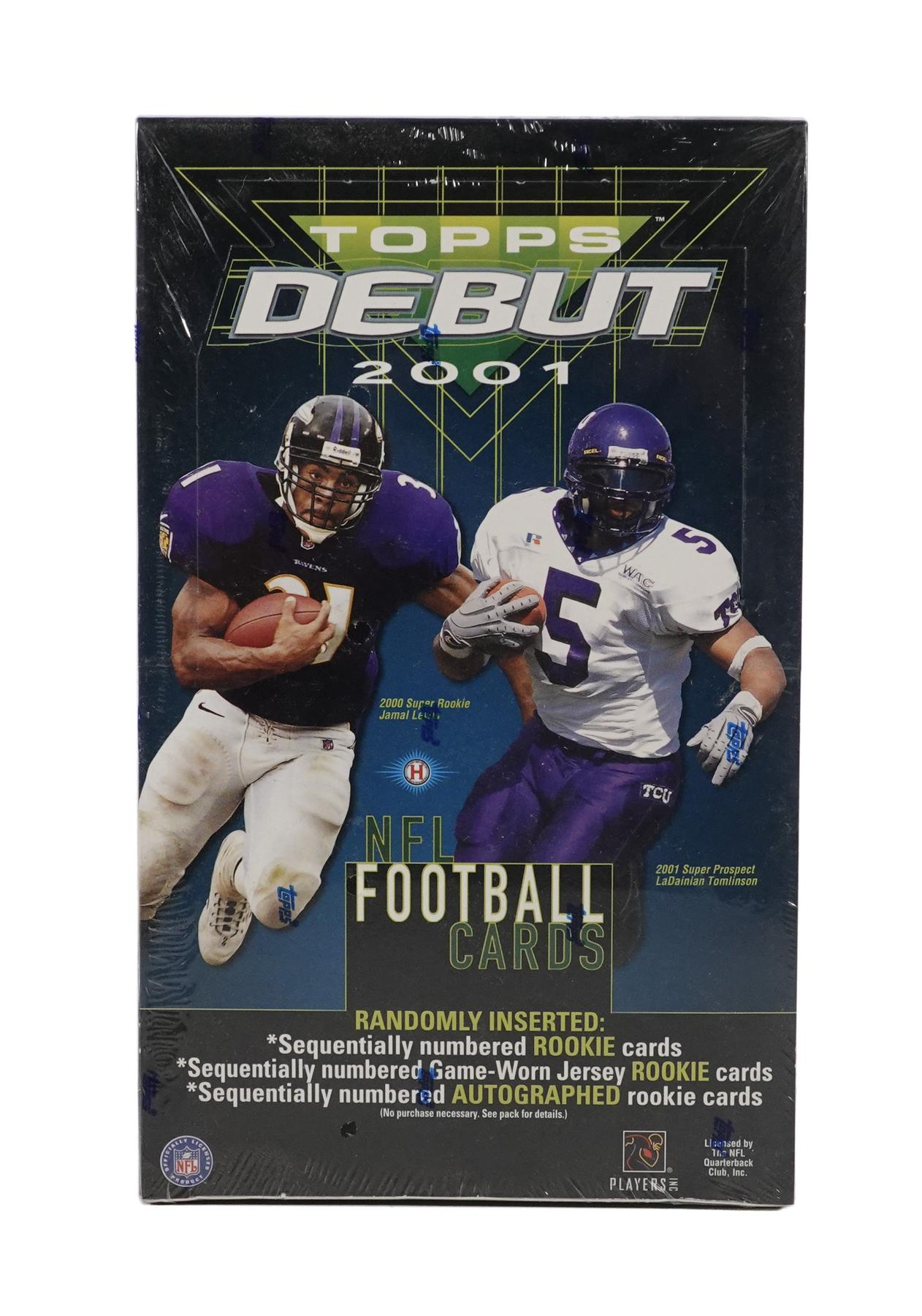 2001 Topps Debut Football Hobby Box | DA Card World