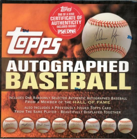 2006 Topps Autographed Hall of Fame Baseball Hobby Box | DA Card World
