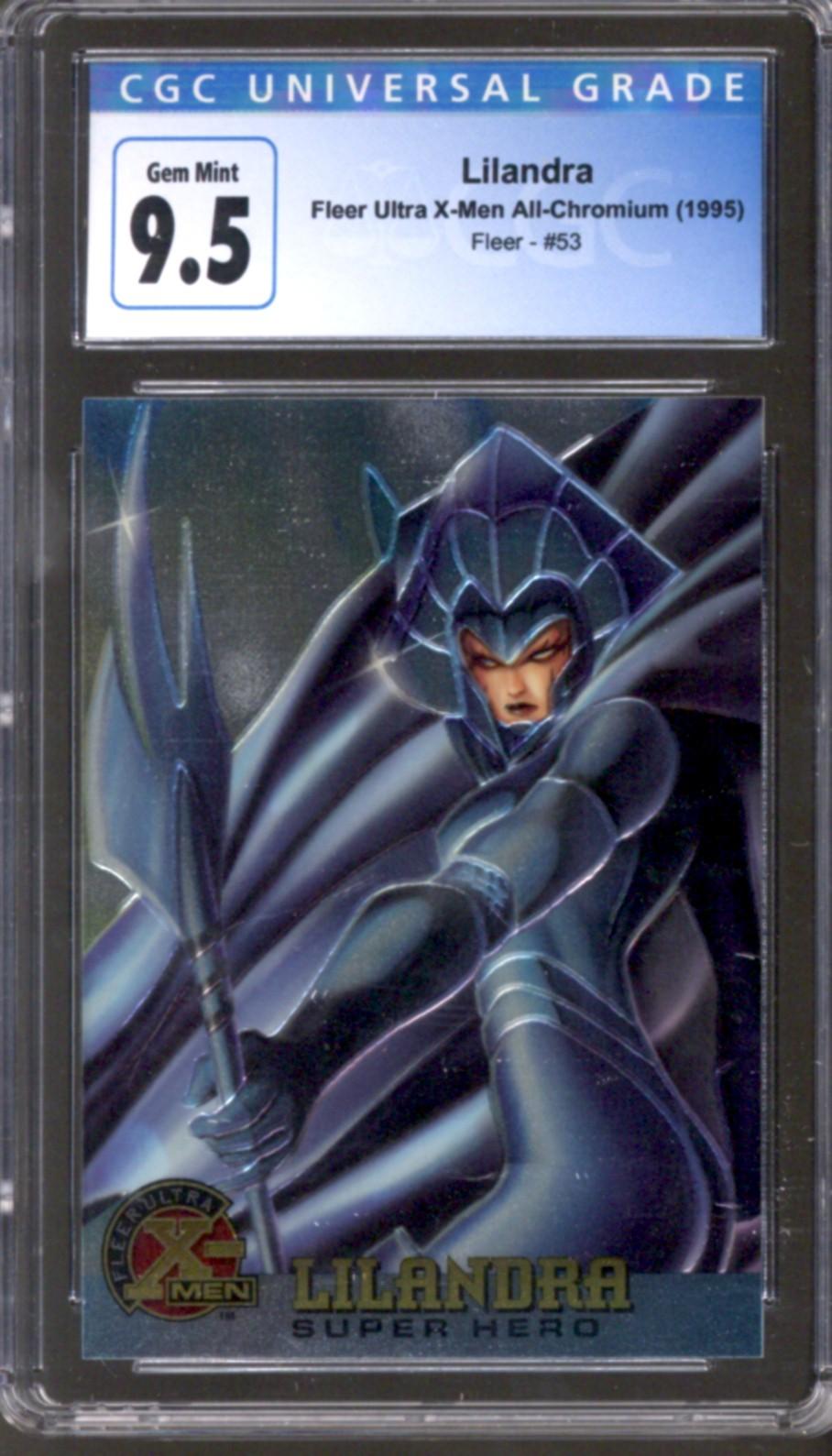 1995 Fleer Ultra #53 Lilandra X-Men All-Chromium CGC 9.5 (Gem Mint ...