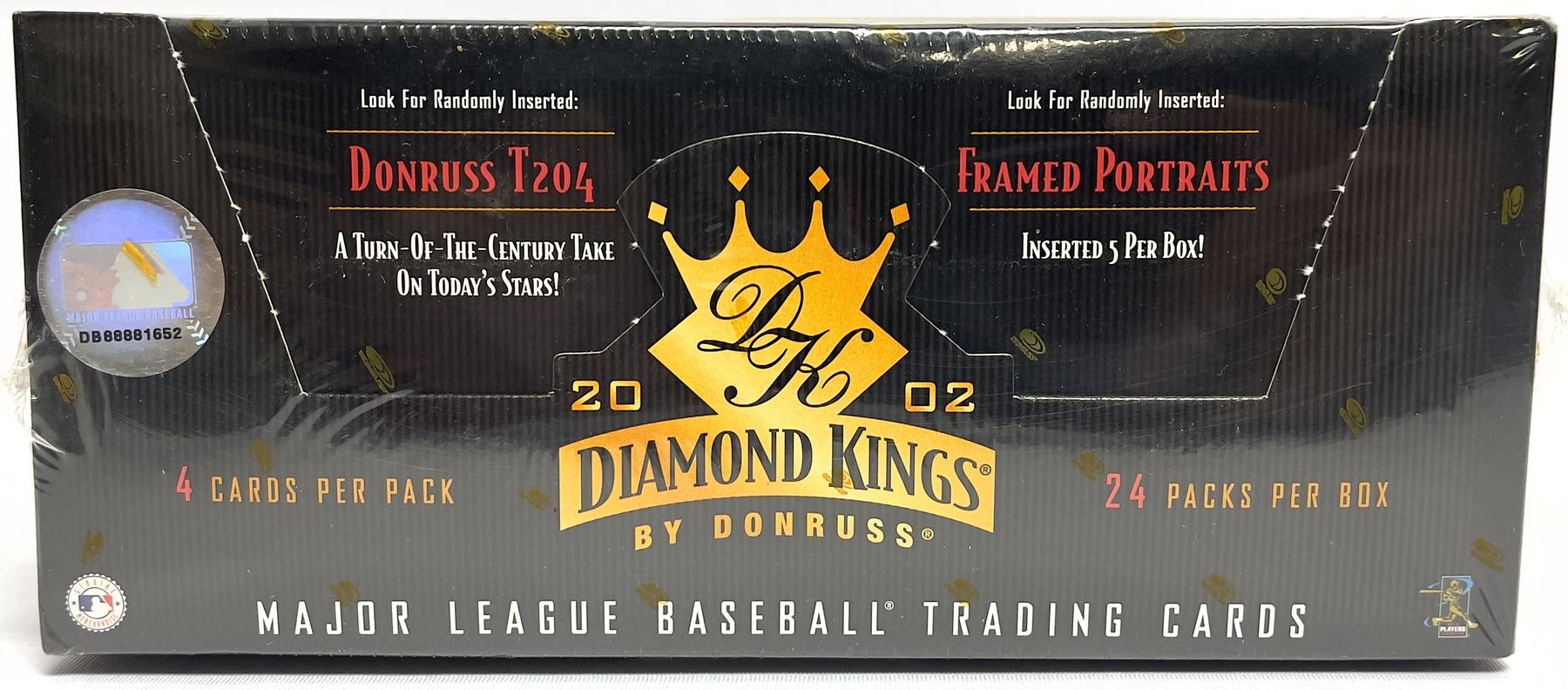2002 Donruss Diamond Kings Baseball Hobby Box | DA Card World
