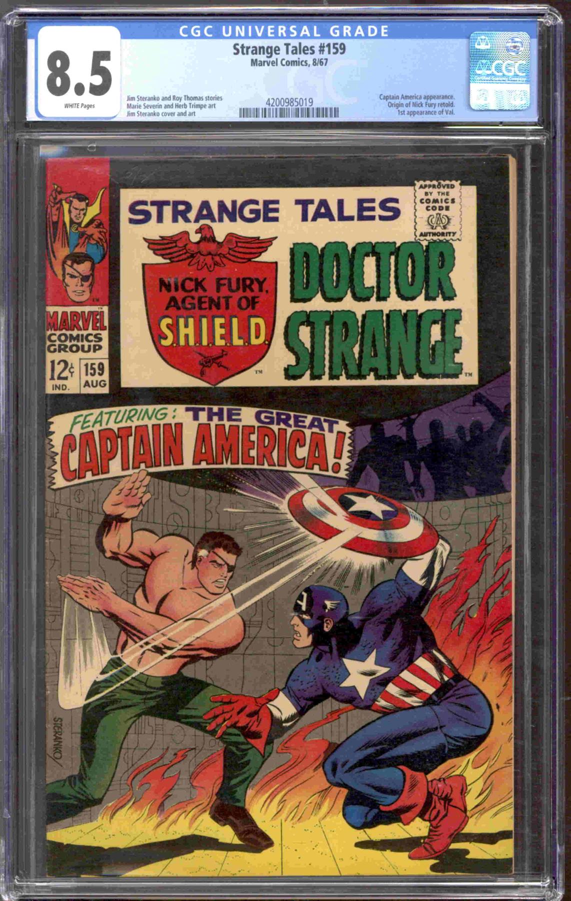 Strange Tales #159 CGC 8.5 (W) *4200985019* | DA Card World