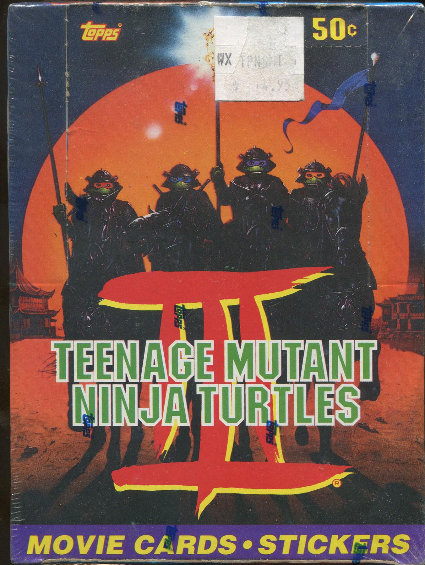 Teenage Mutant Ninja Turtles III Movie Wax Box (1992 Topps) | DA Card World