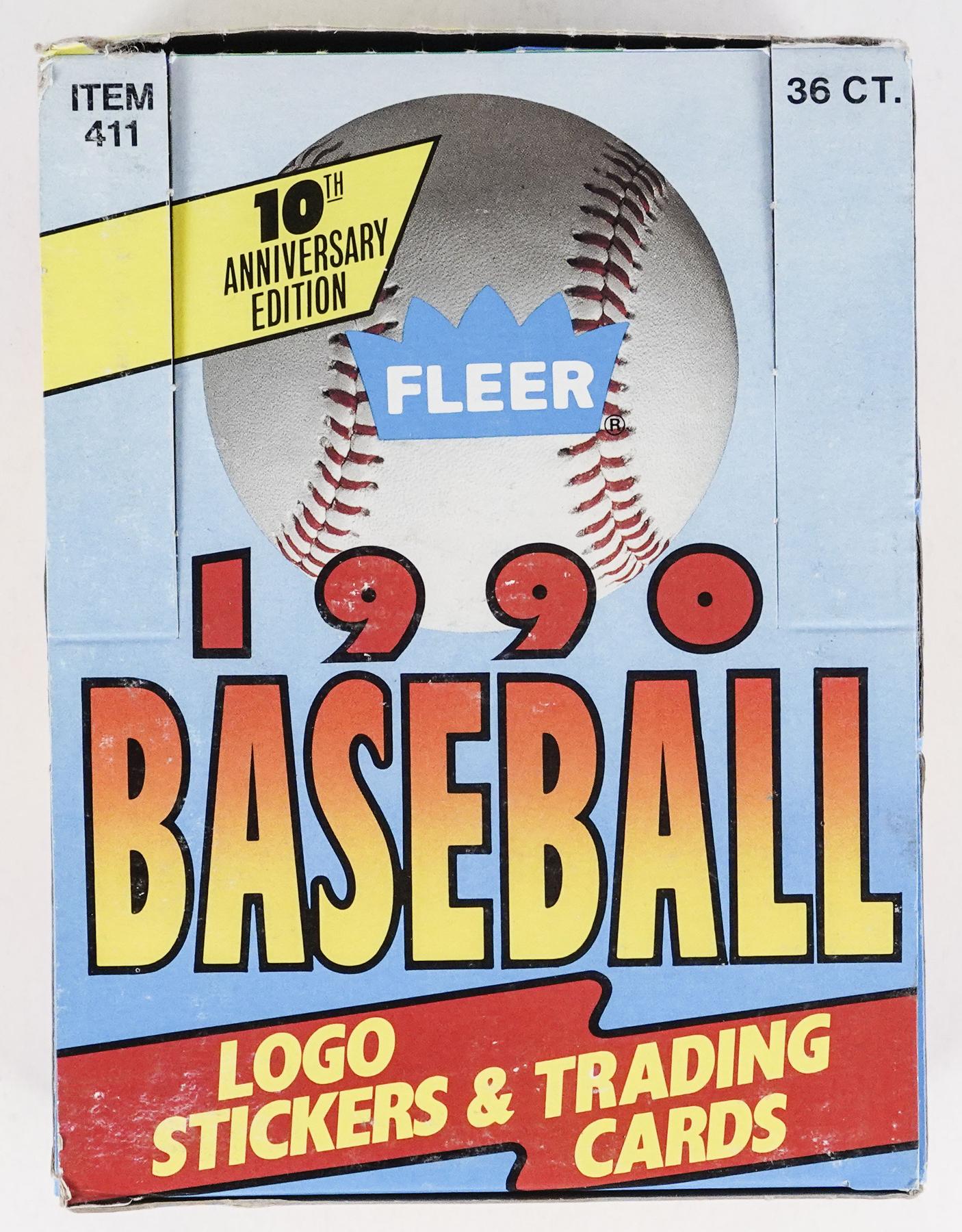 1990 Fleer Baseball Wax Box | DA Card World