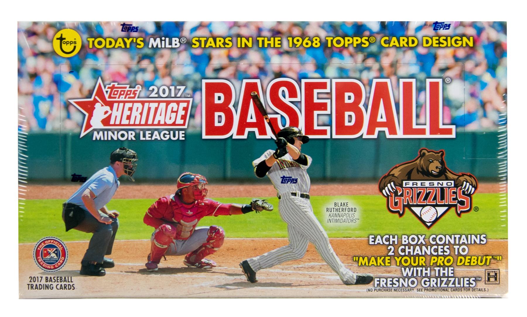 2017 Topps Heritage Minor League Baseball Hobby Box | DA Card World