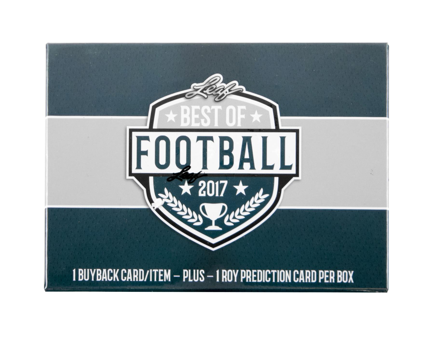 2017 Leaf Best Of Football Hobby Box | DA Card World