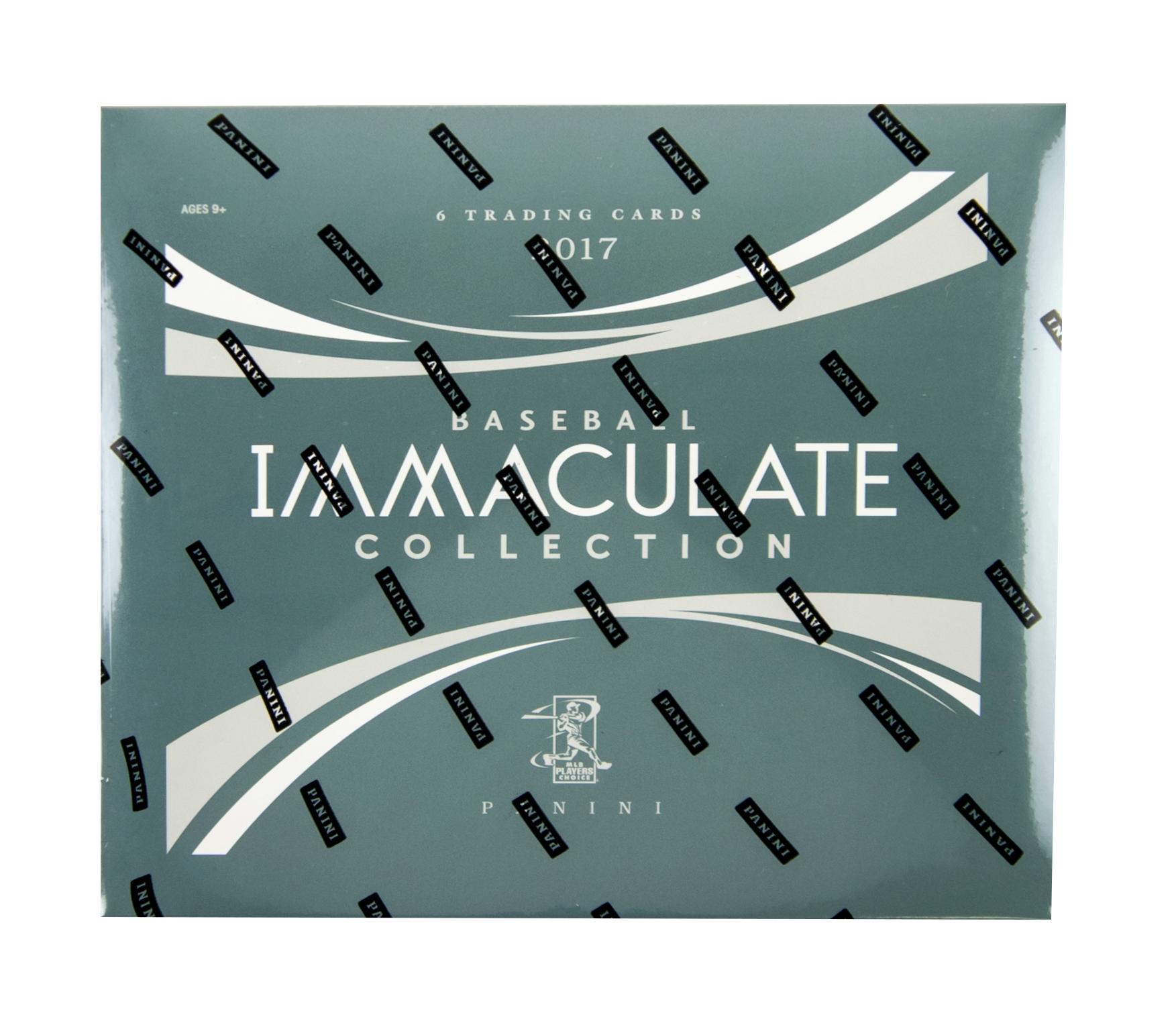 2017 Panini Immaculate Baseball Hobby Box | DA Card World