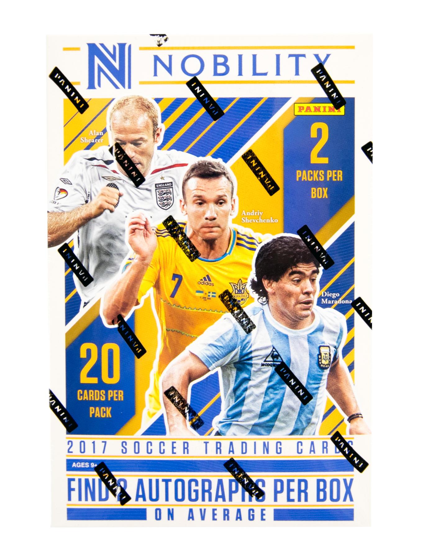 2017/18 Panini Nobility Soccer Hobby Box | DA Card World