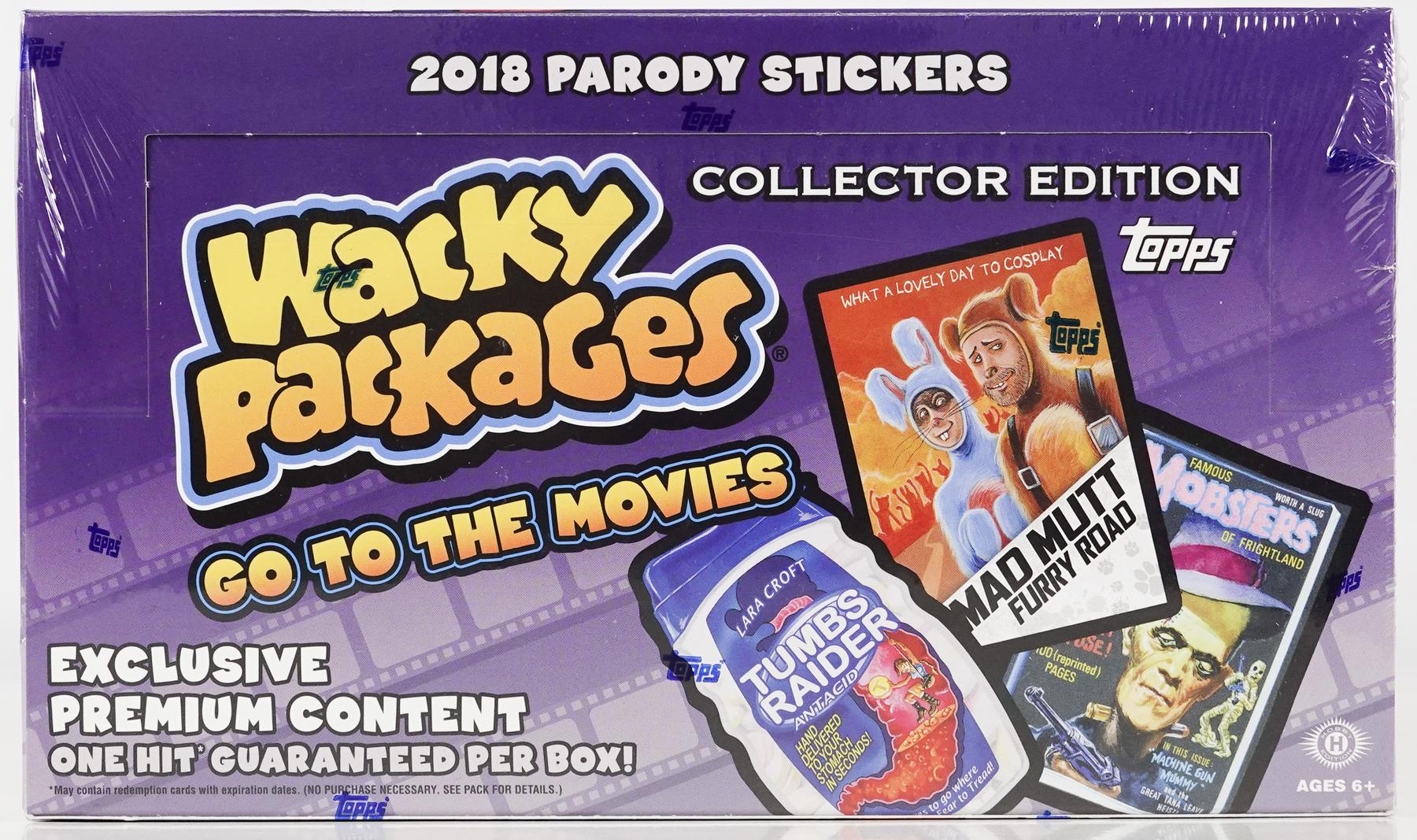 Wacky Packages Go to the Movies Hobby Collector's Edition Box (Topps ...