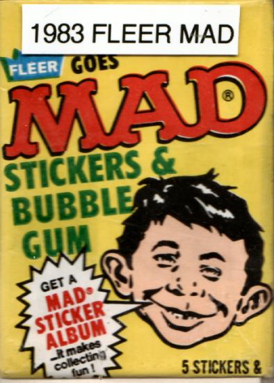 Mad Stickers Complete Set (1983 Fleer) | DA Card World