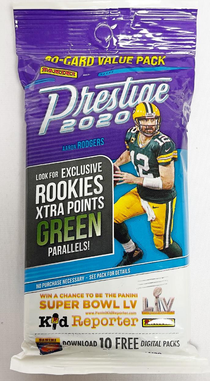 2020 Panini Prestige Football Jumbo Value Pack | DA Card World