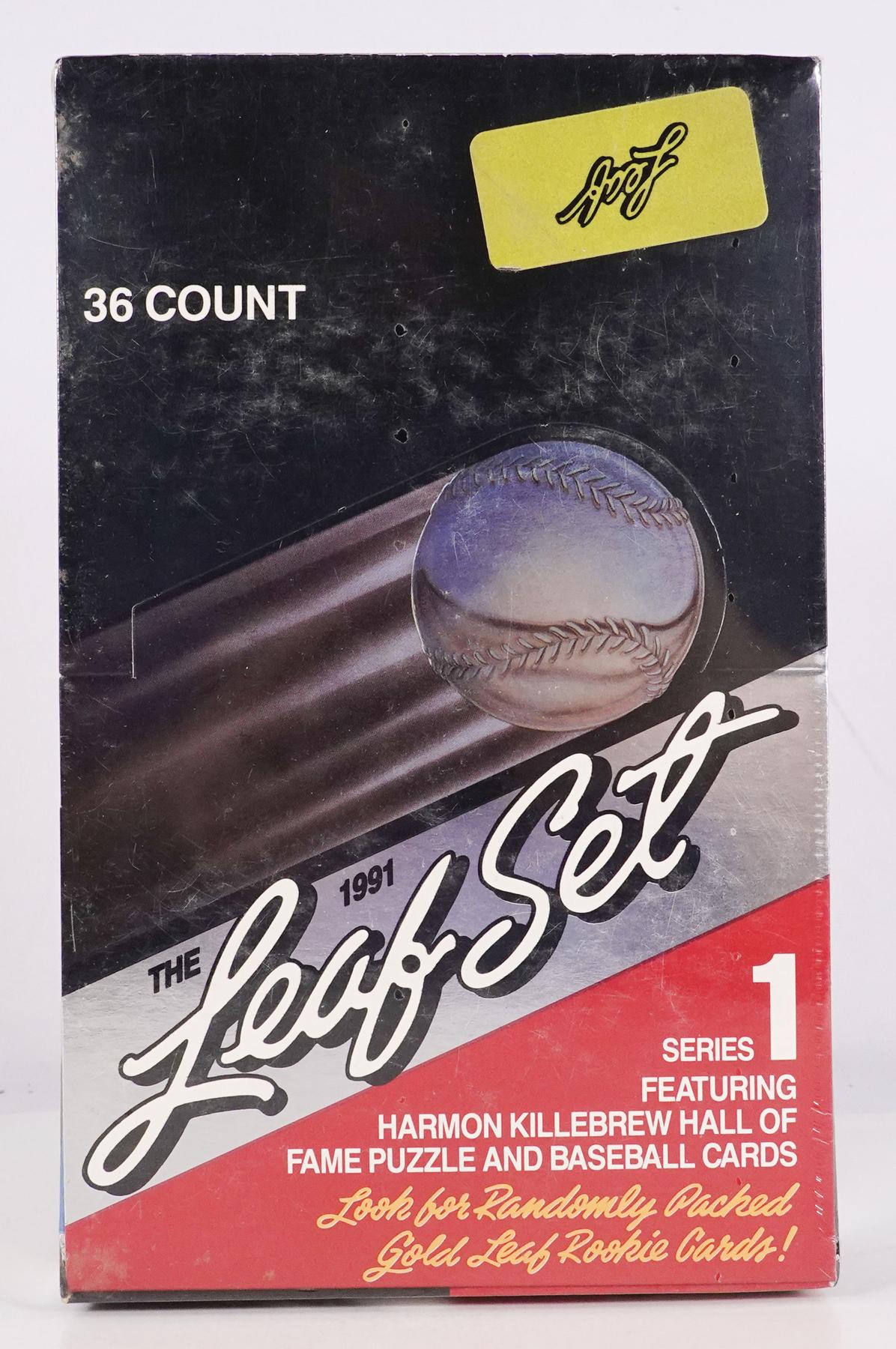 1991 Leaf Series 1 Baseball Wax Box | Da Card World