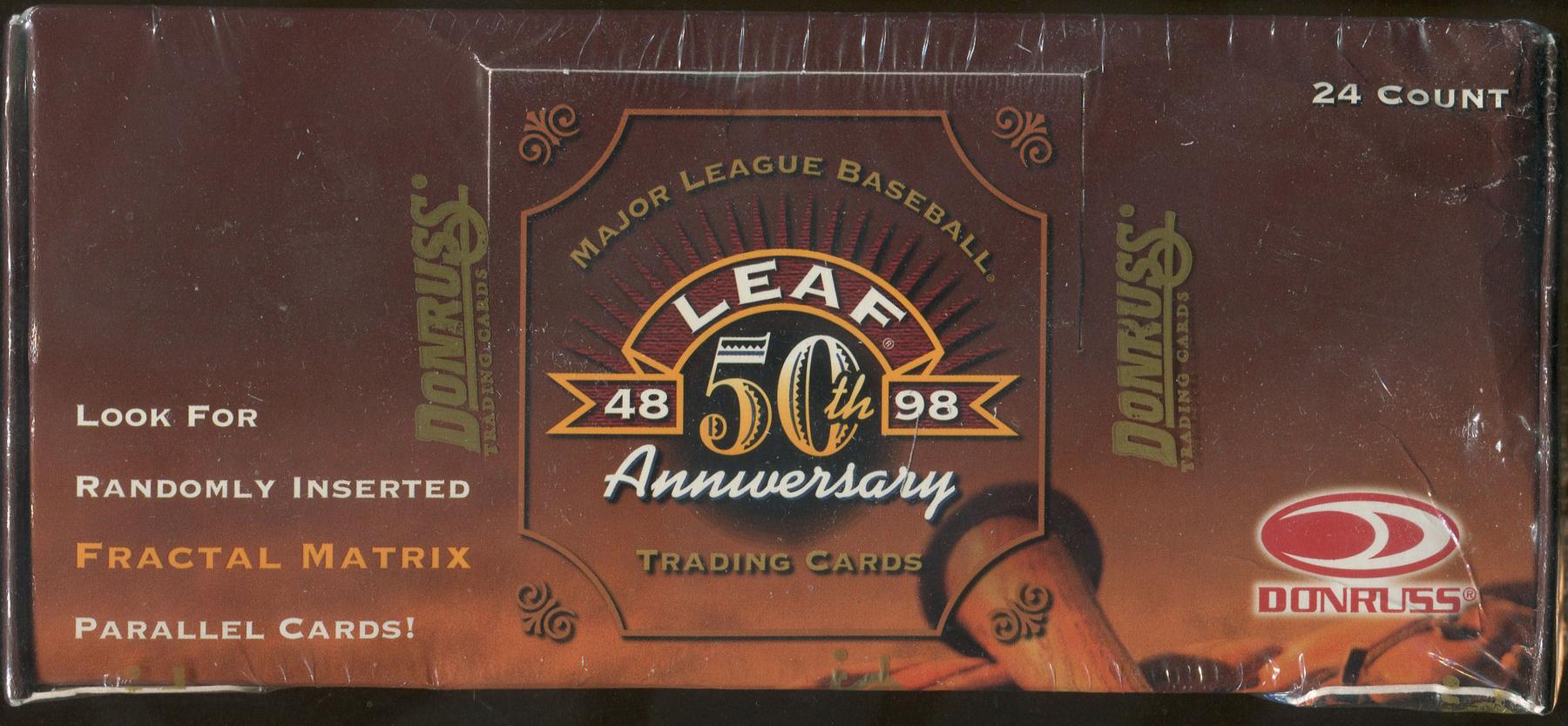 1998 Leaf Baseball Hobby Box | DA Card World