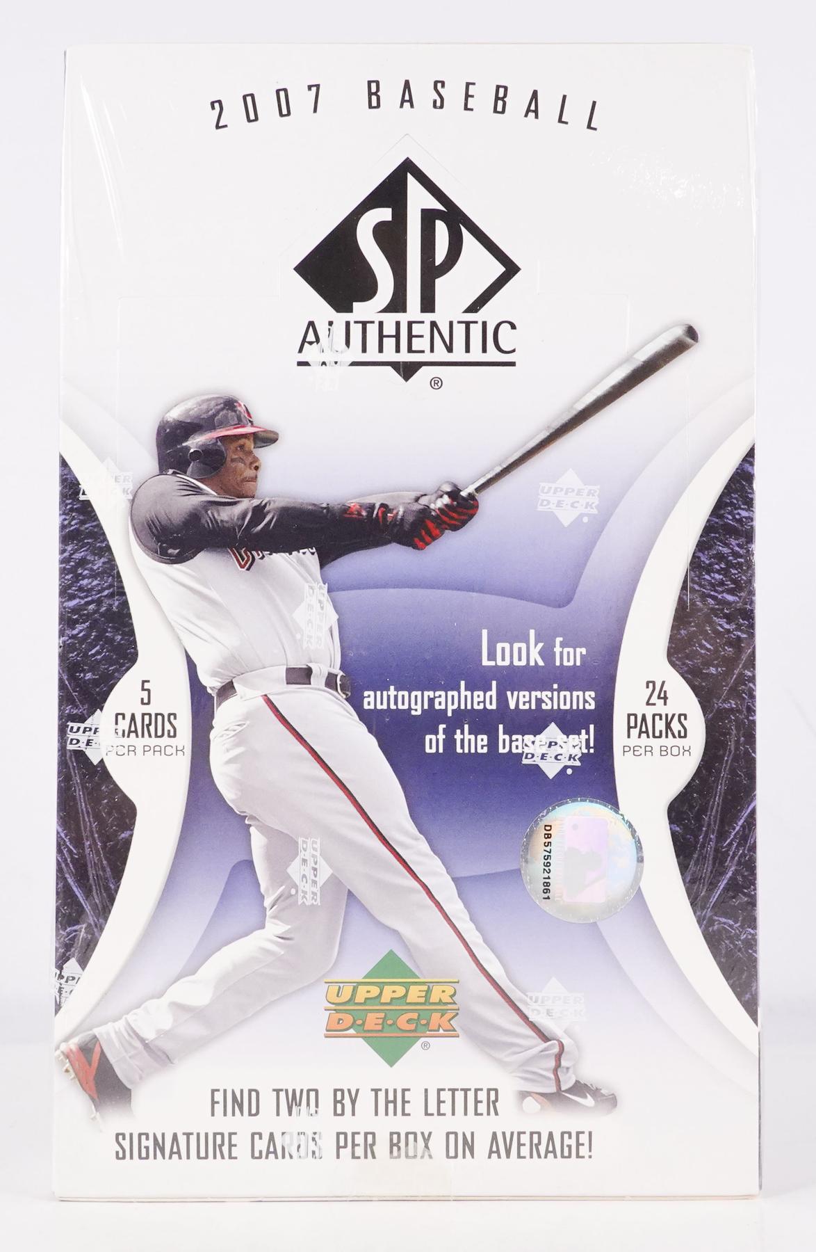 2007 Upper Deck SP Authentic Baseball Hobby Box | DA Card World