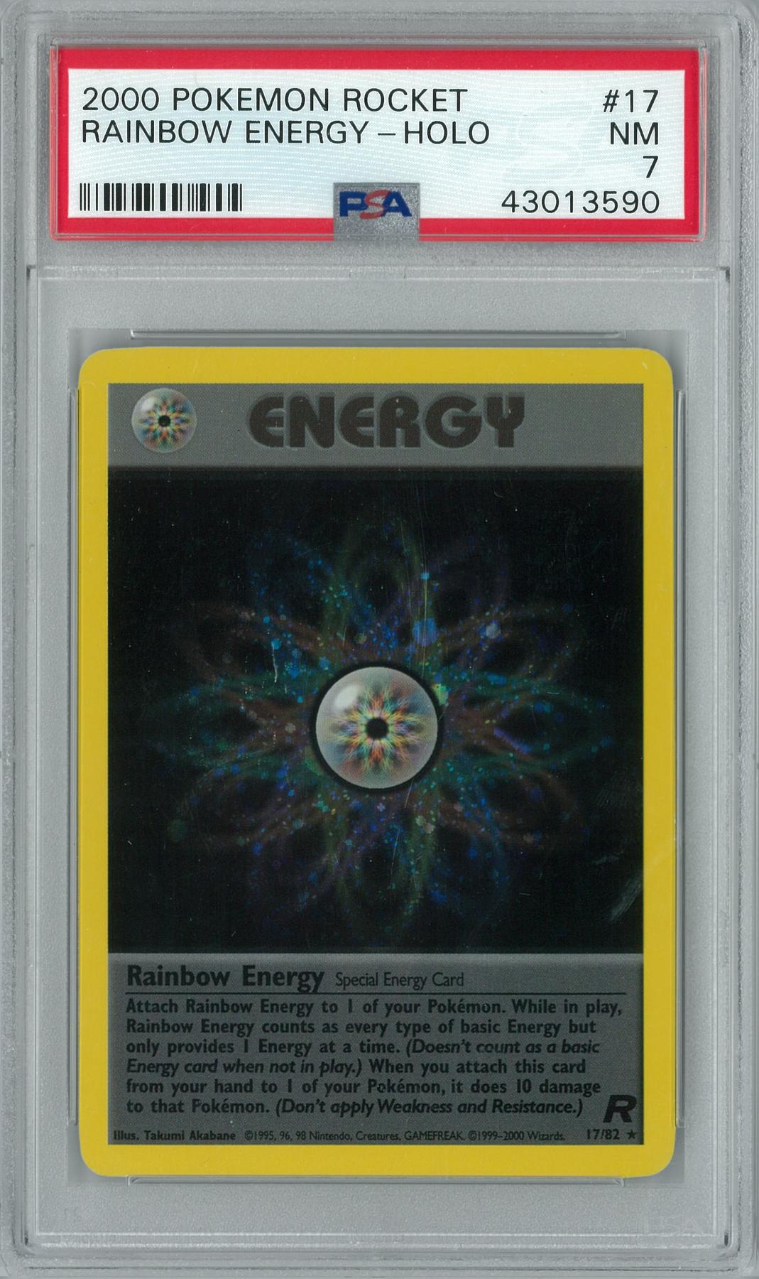 Pokemon Team Rocket Rainbow Energy 17/82 PSA 7 | DA Card World