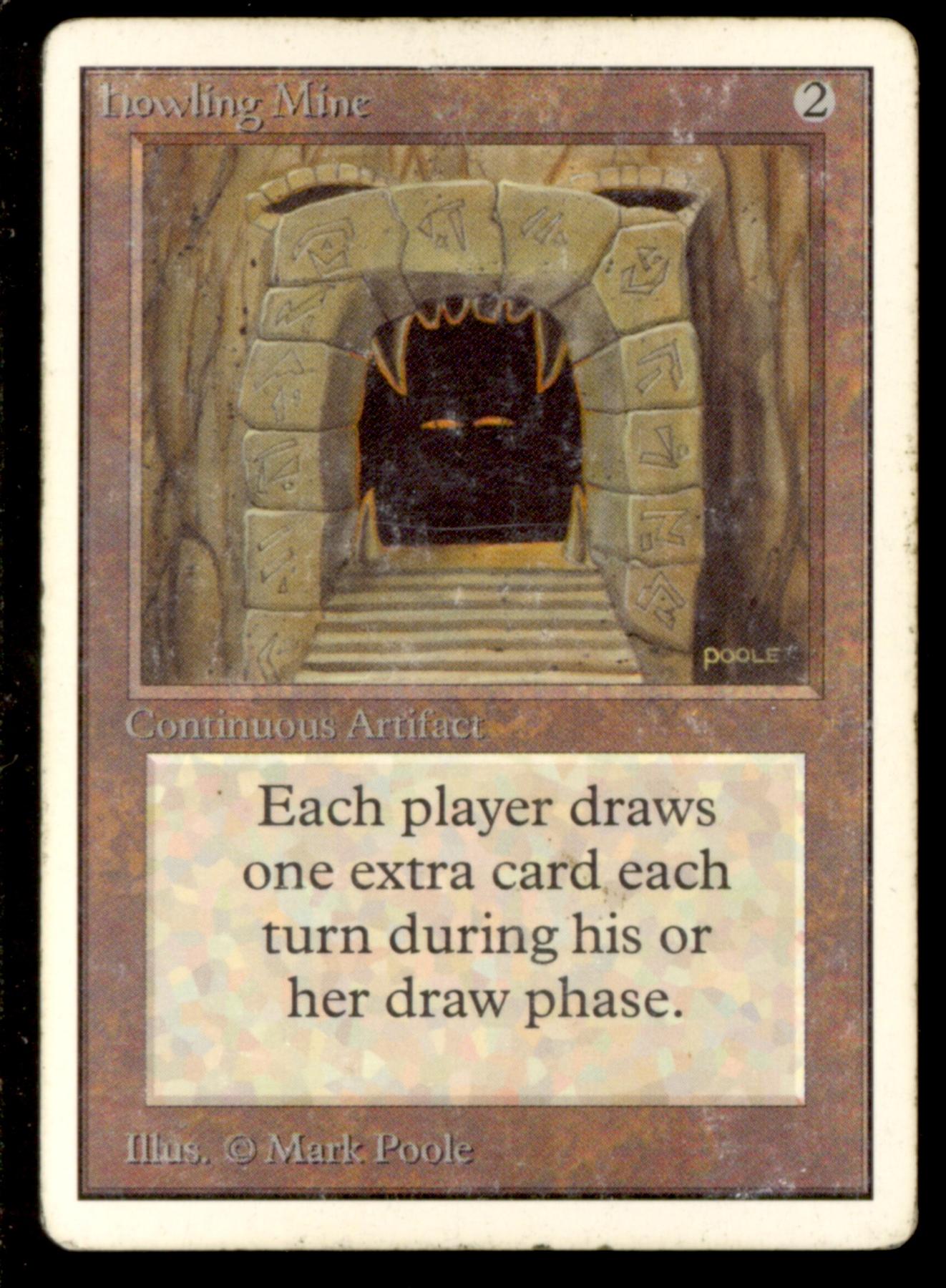 Magic the Gathering Unlimited Howling Mine HEAVILY PLAYED (HP) | DA Card World