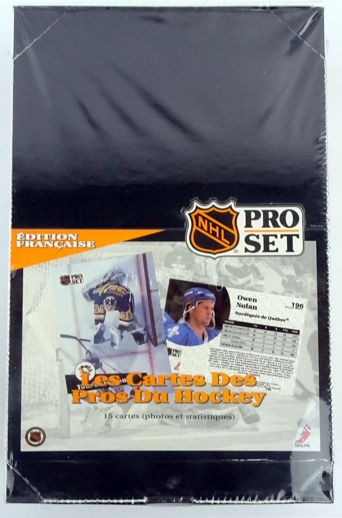 1991/92 Pro Set French Series 1 Hockey Box (Reed Buy) | DA Card World