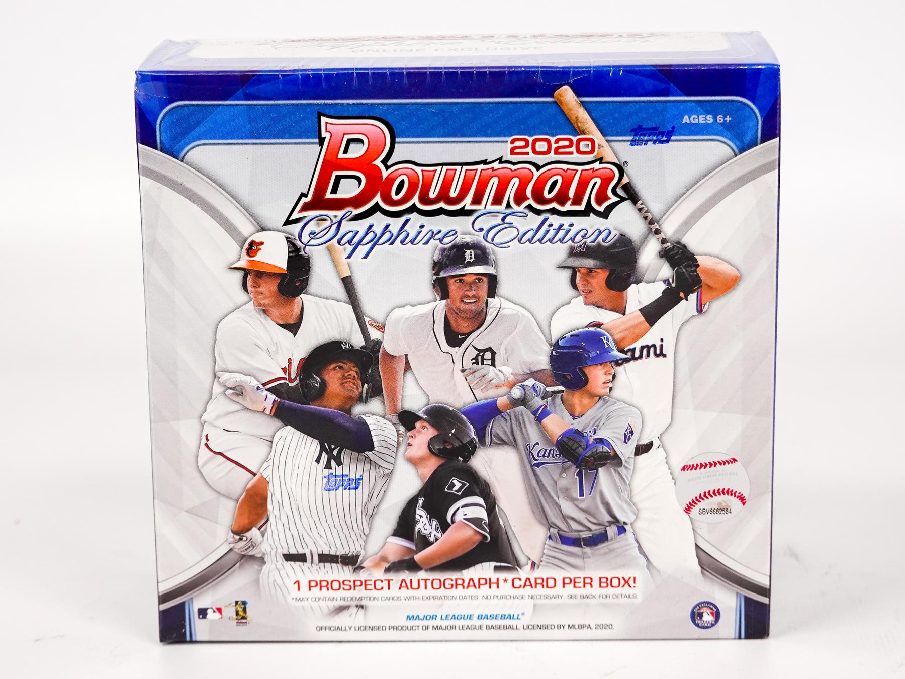 2020 Bowman Sapphire Baseball Hobby Box | DA Card World