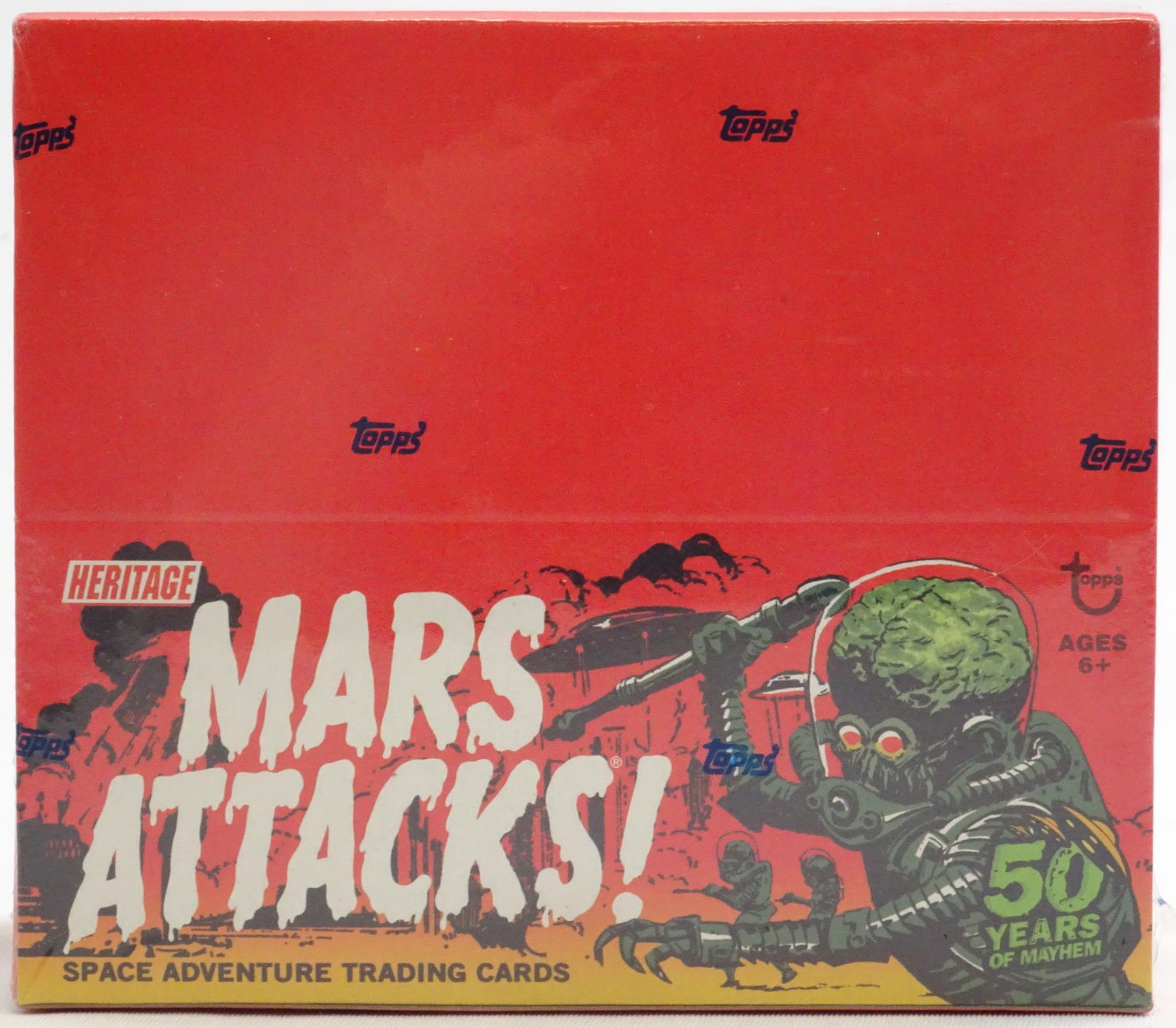 2012 Topps Mars Attacks Heritage Trading Cards Retail Box | DA Card World