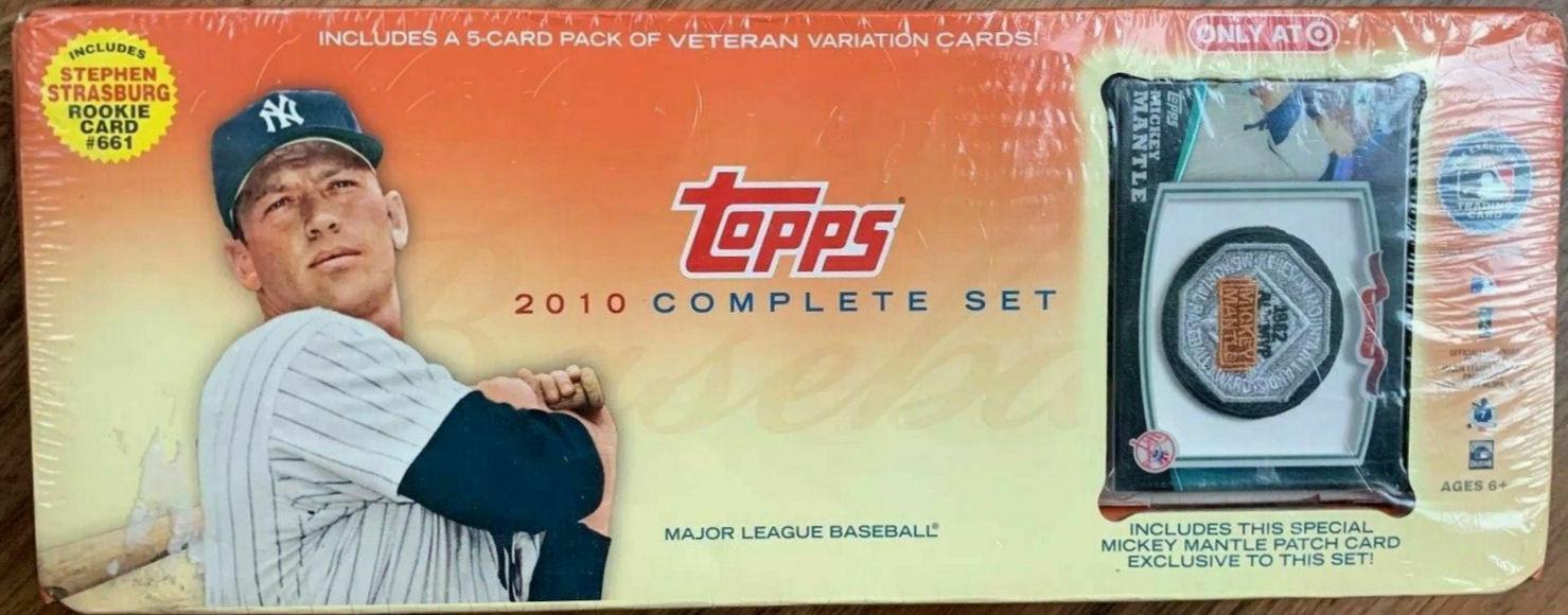 2010 Topps Baseball Factory Set Retail Box (Target) (Mickey Mantle ...