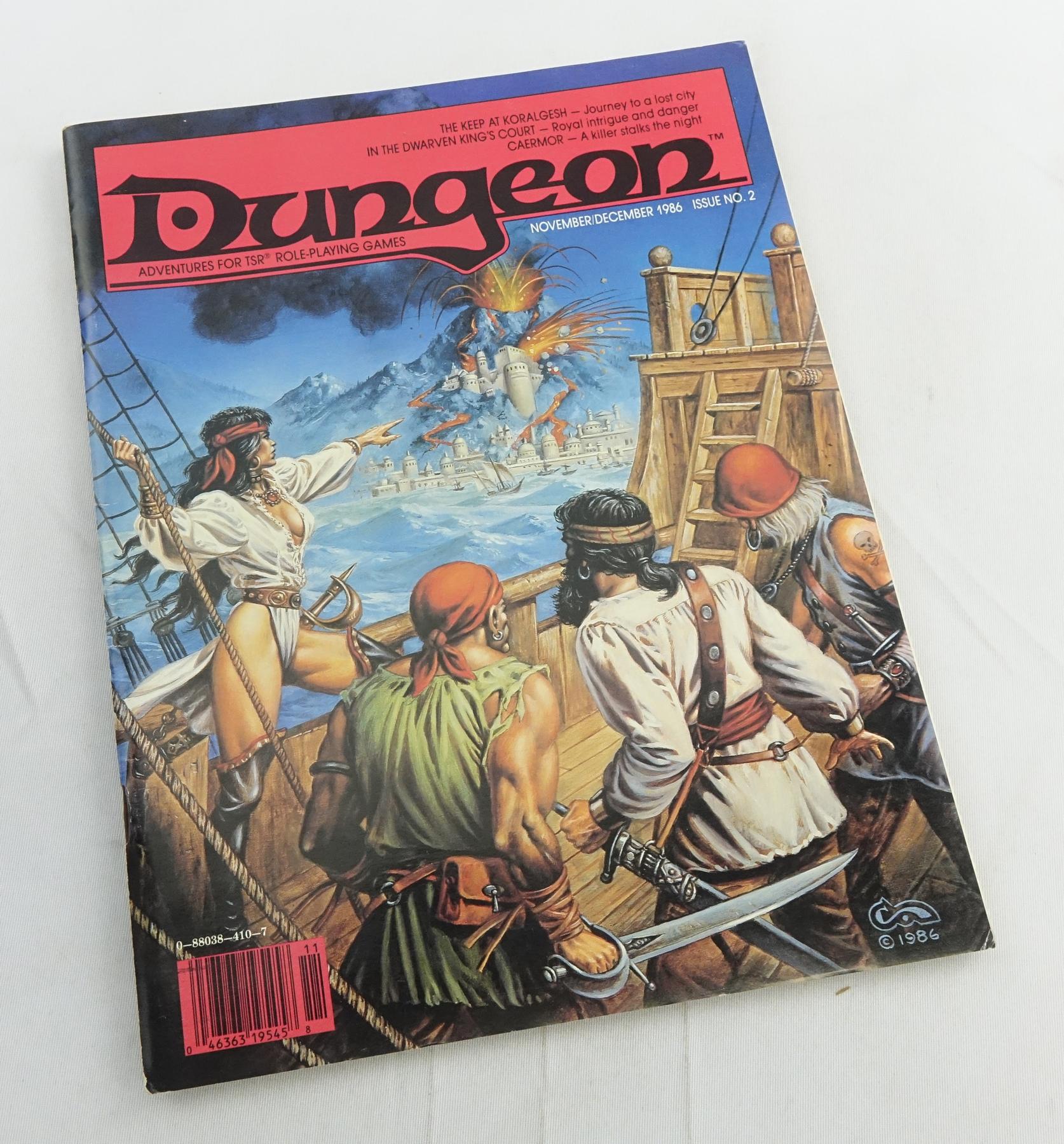 Dungeons & Dragons Dungeon Magazine #2 (TSR, 1986) | DA Card World