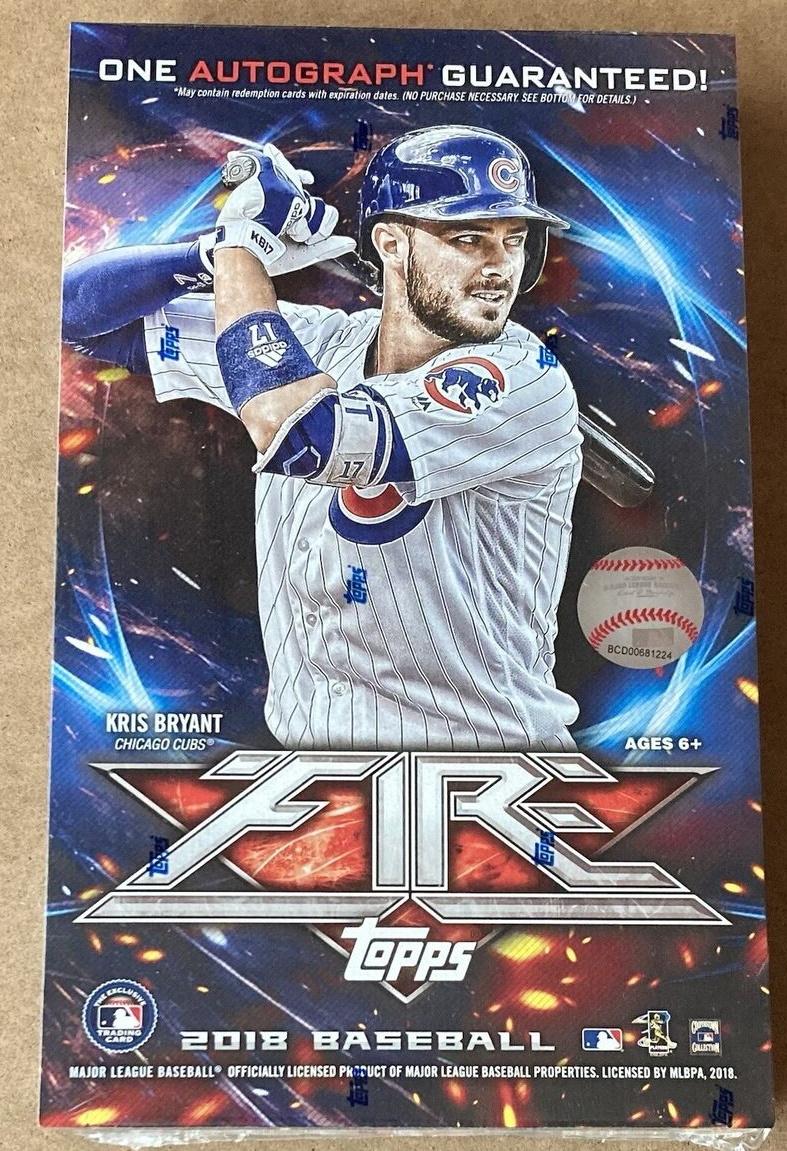 2018 Topps Fire Baseball Hobby Box | DA Card World
