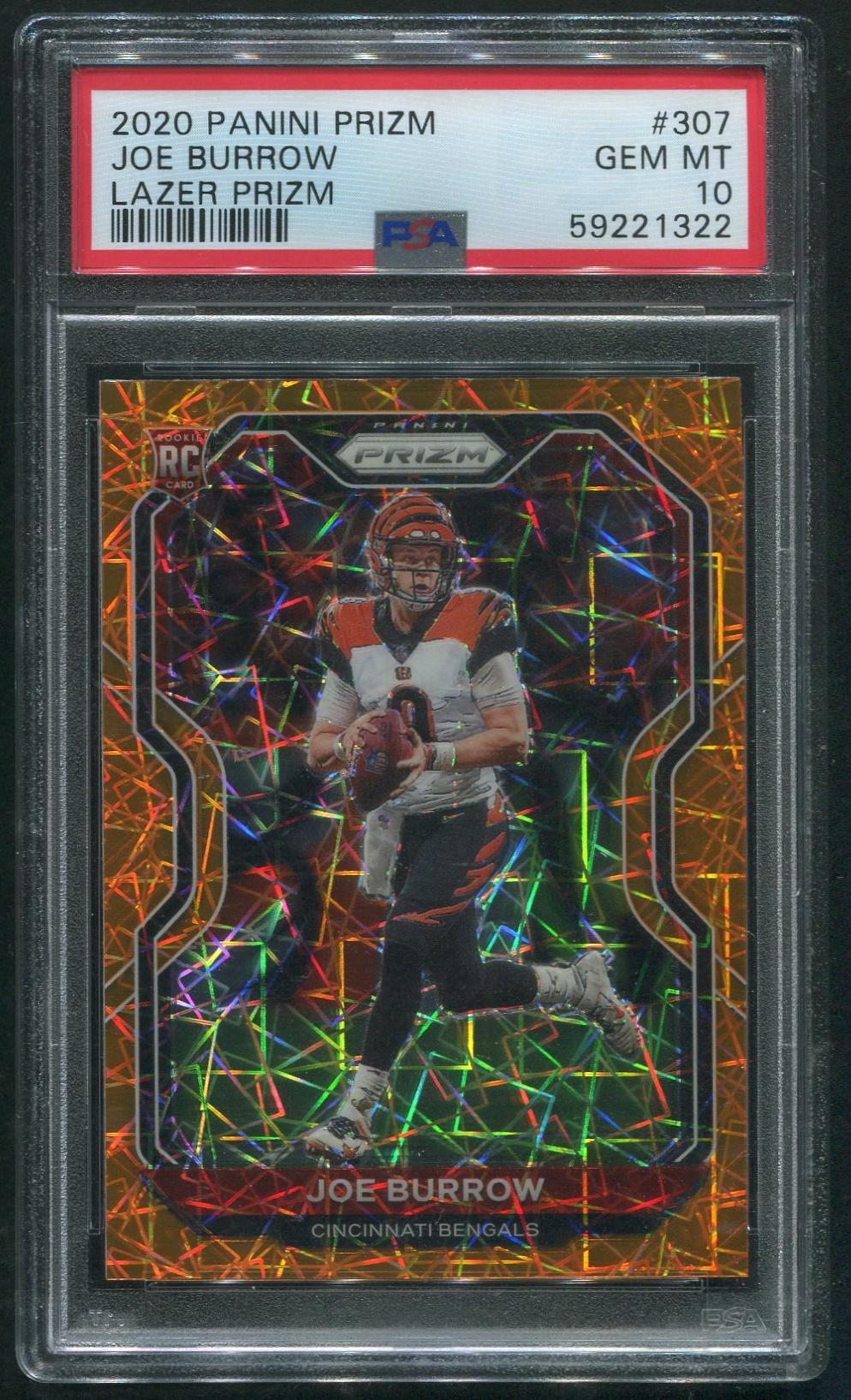 2020 Select Joe Burrow Rookie Card - Printable Cards