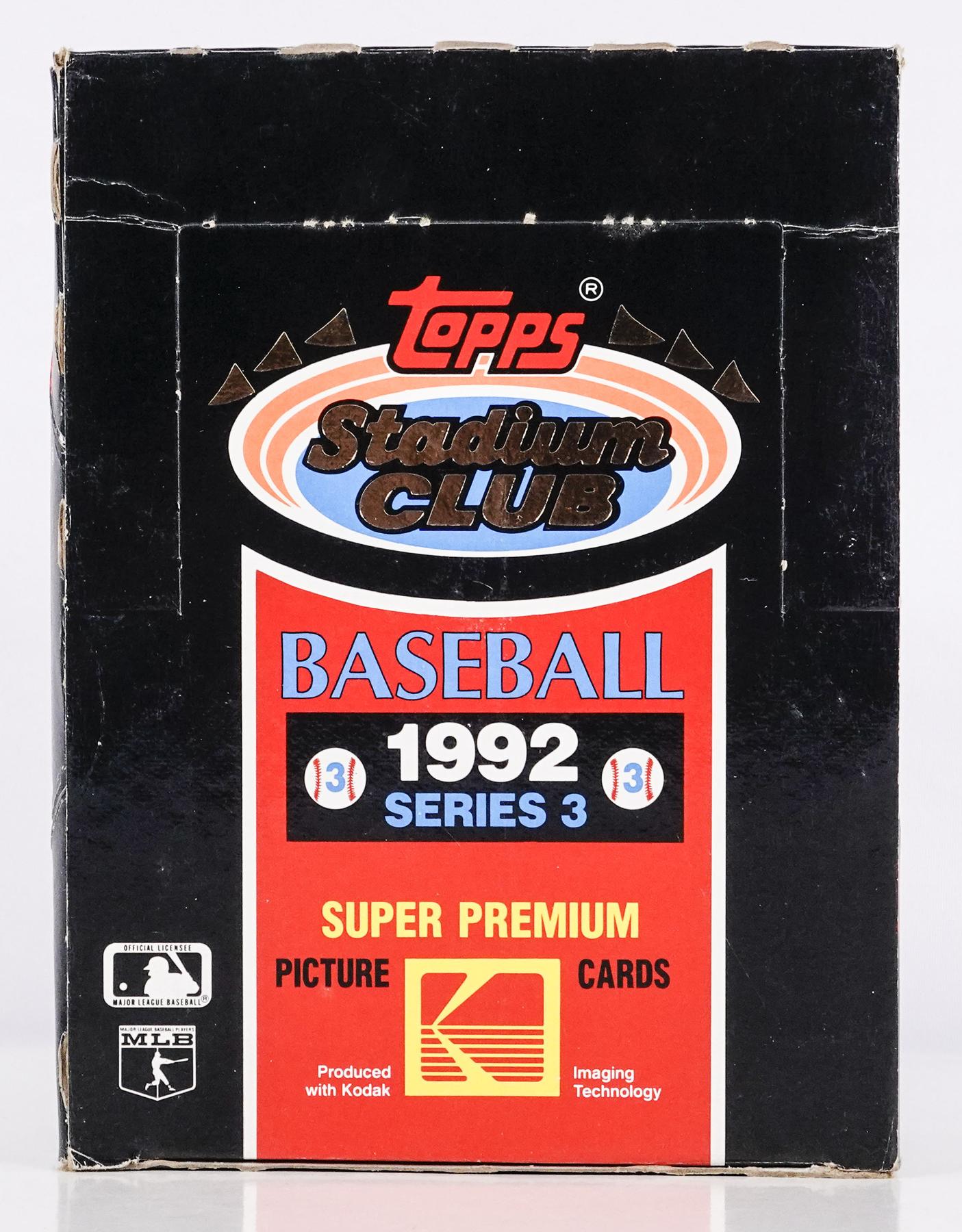 1992 Topps Stadium Club Series 3 Baseball Wax Box | DA Card World