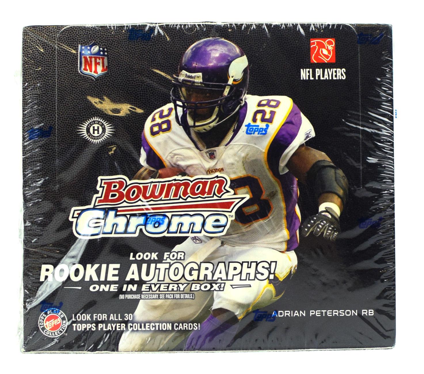 2008 Bowman Chrome Football Hobby Box | DA Card World