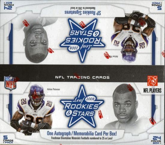 2008 Leaf Rookies & Stars Football 24-Pack Box | DA Card World