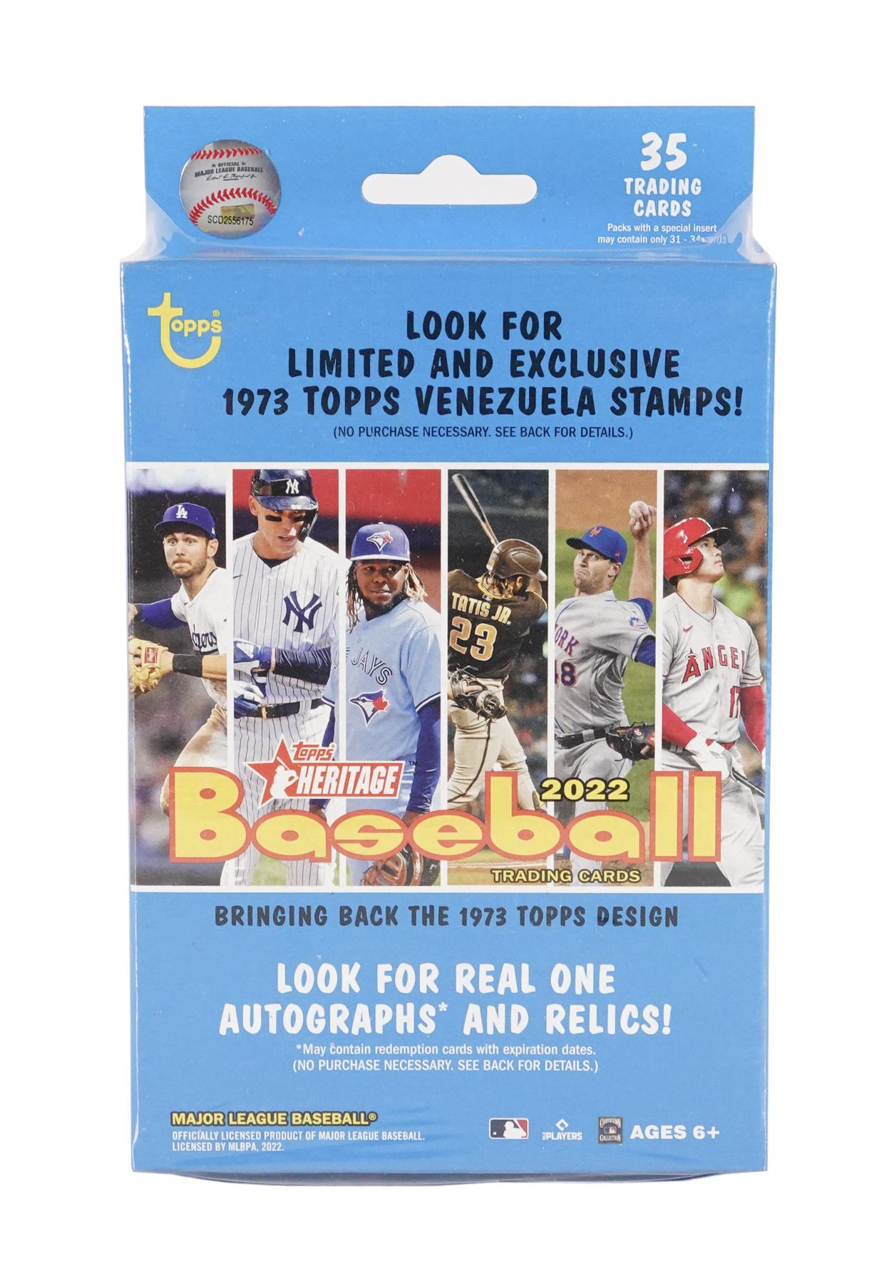 2022 Topps Heritage Baseball Hanger Box (Venezuela Stamps!) | DA Card World