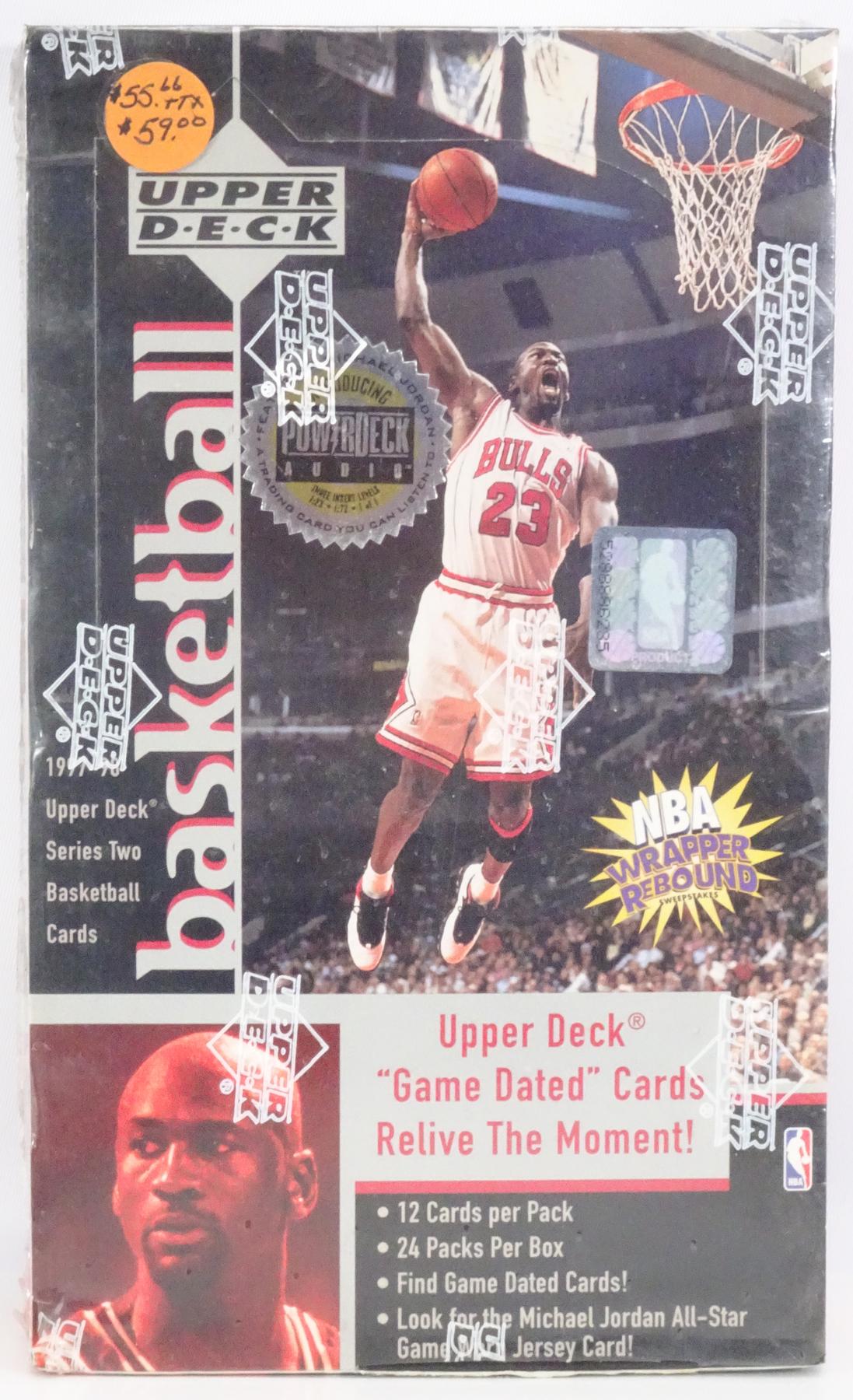 1997 98 Upper Deck Series 2 Basketball 24 Pack Box Reed Buy Da Card