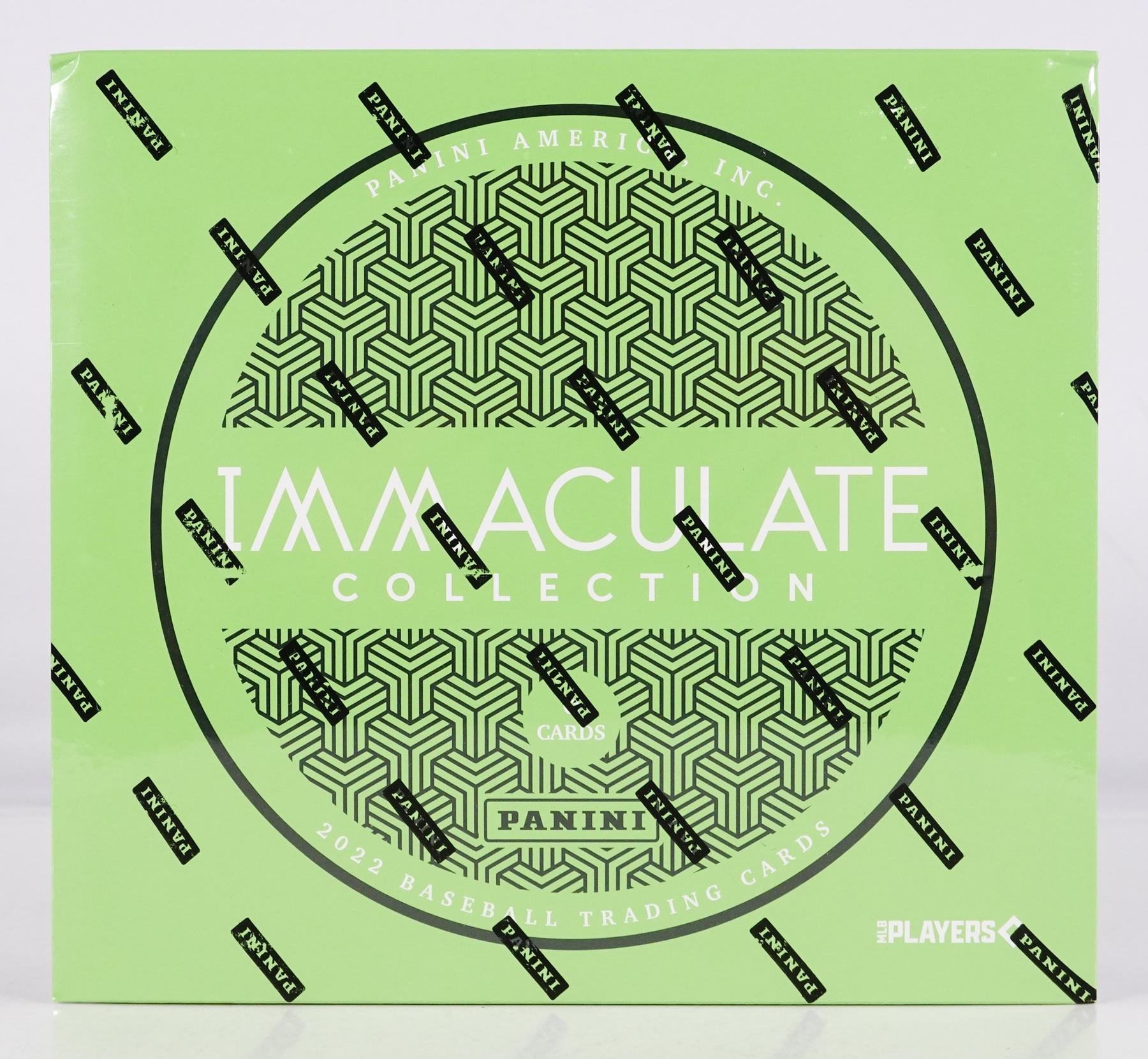 2022 Panini Immaculate Baseball Hobby 8-Box Case - DACW Live 30 Spot ...