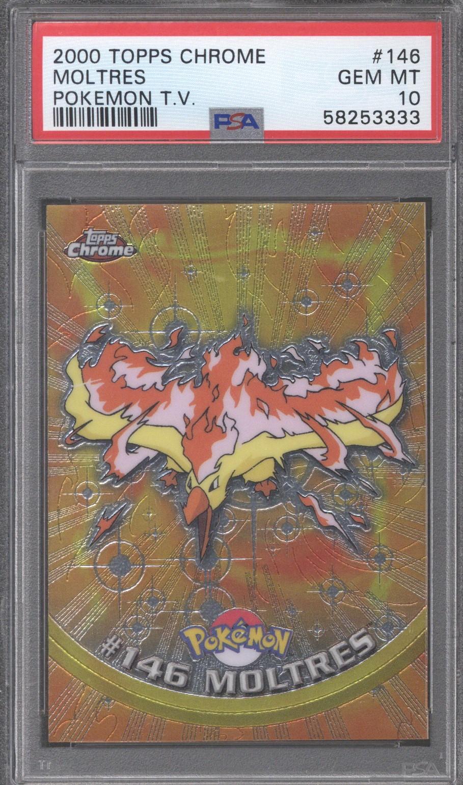 Topps Chrome Pokemon Moltres #146 PSA 10 (Topps 2000) (Reed Buy) | DA ...