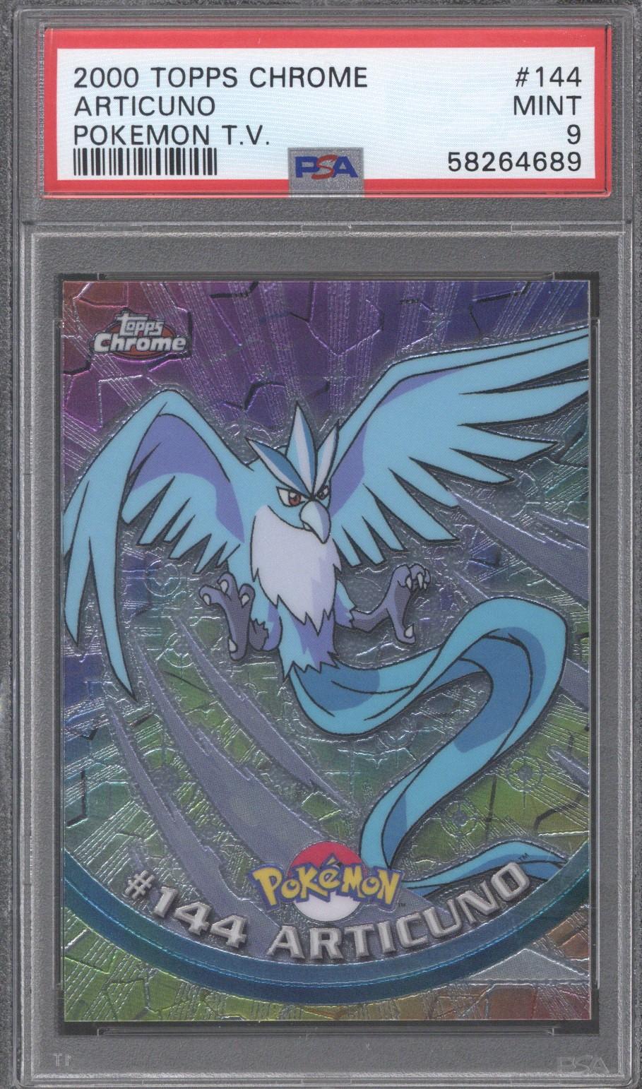 Topps Chrome Pokemon Articuno 144 PSA 9 Topps 2000 Reed Buy DA Topps Chrome Pokemon Articuno 144 PSA 9 Topps 2000 Reed Buy DA