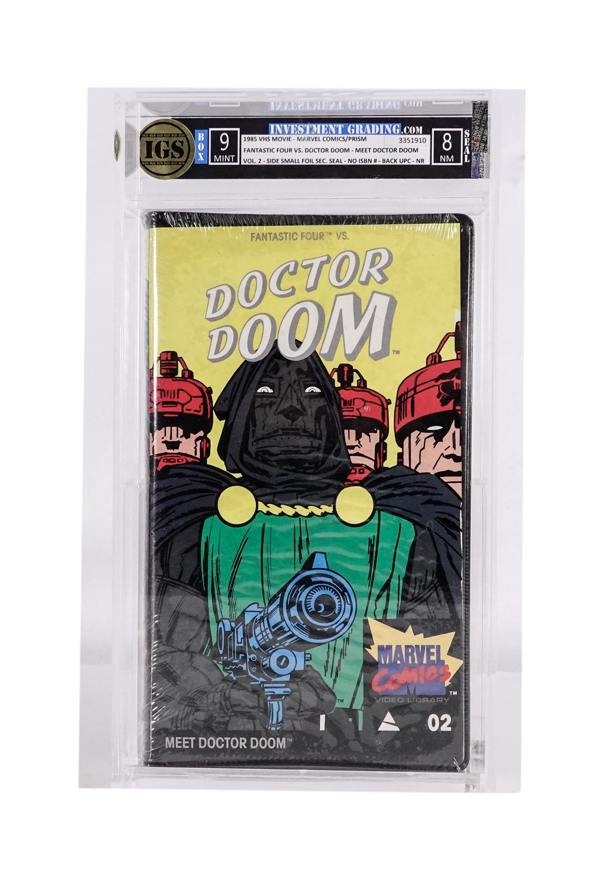 IGS Fantastic Four VS. Doctor Doom - Meet Doctor Doom VHS BOX 9 MINT ...