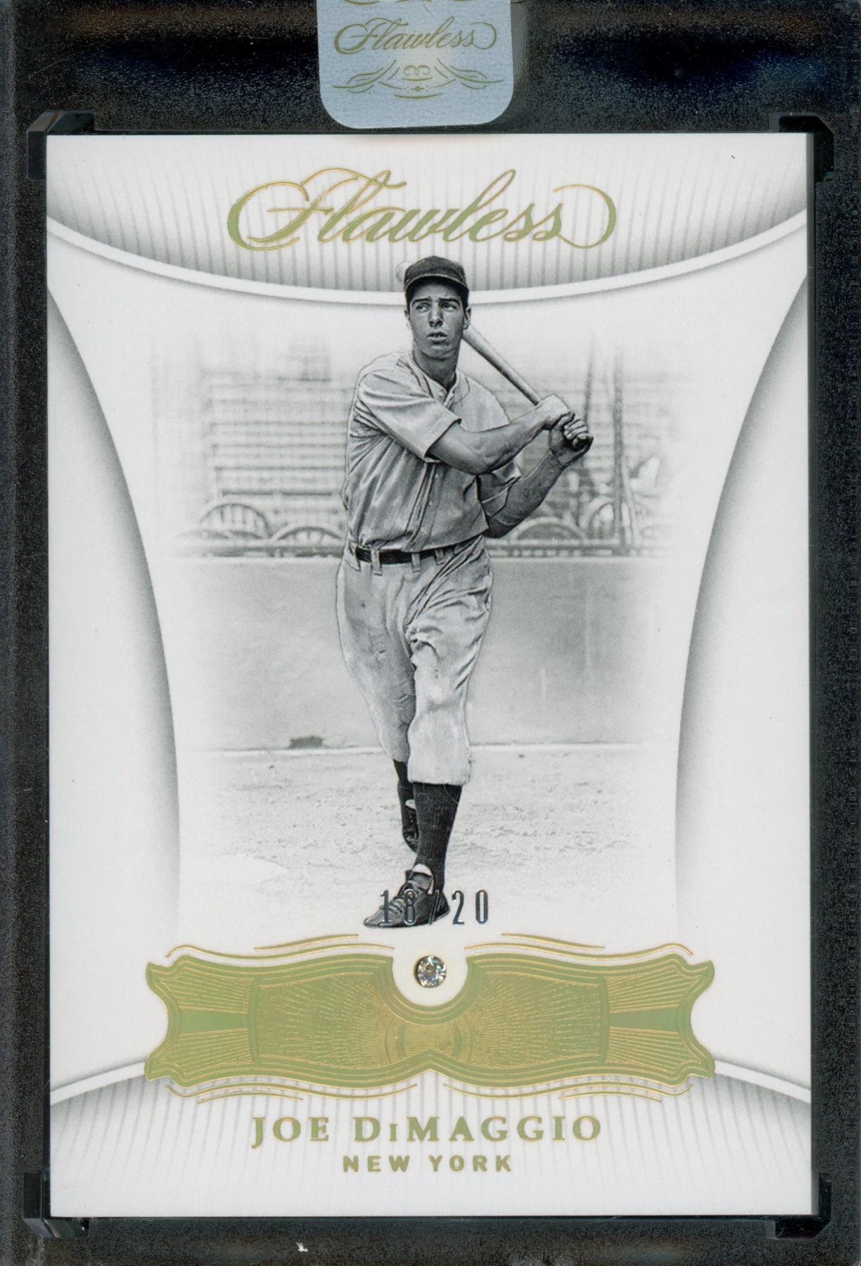 2018 Panini Flawless Joe Dimaggio #5 18/20 | DA Card World