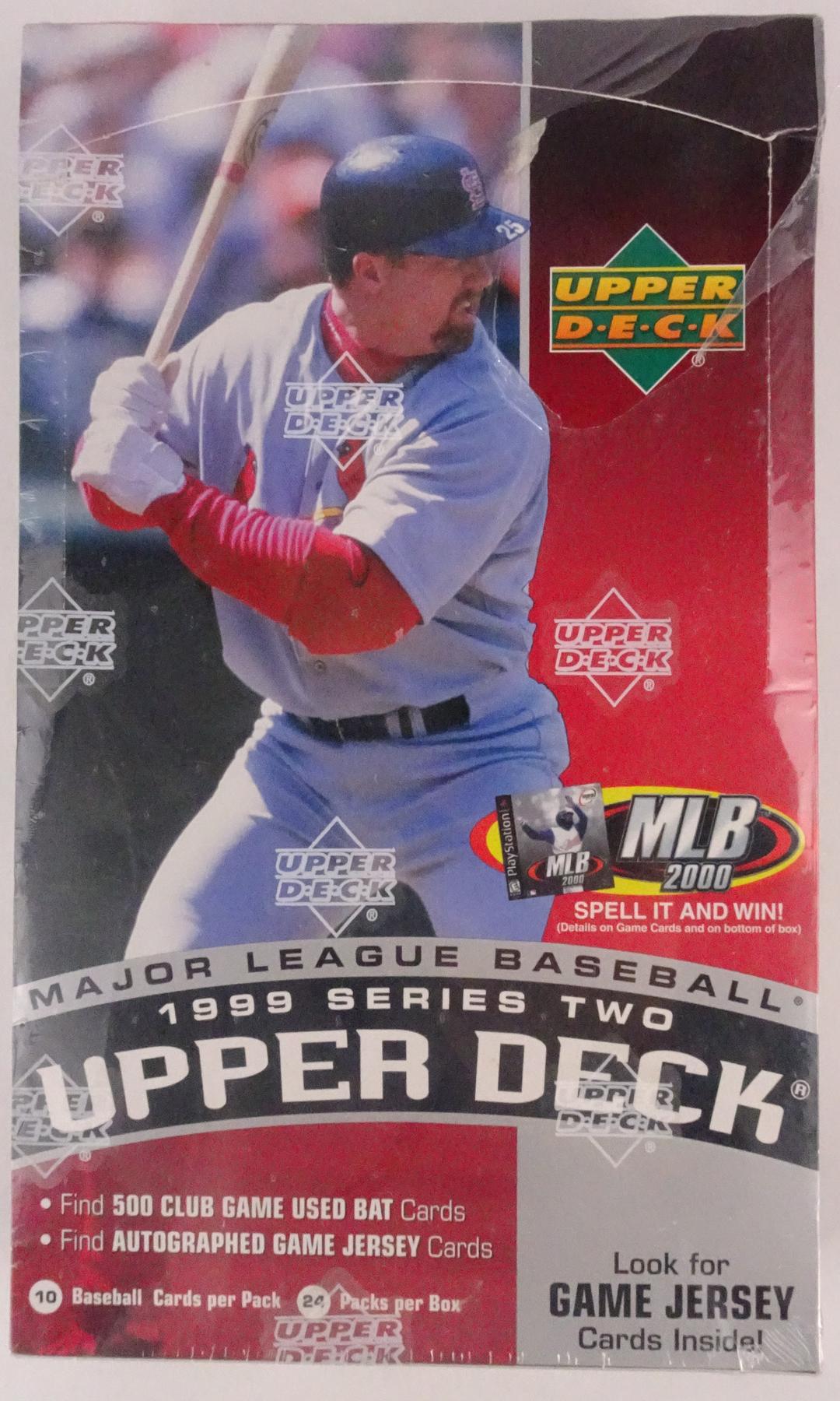1999 Upper Deck Series 2 Retail Box 24ct Reed Buy Da Card World