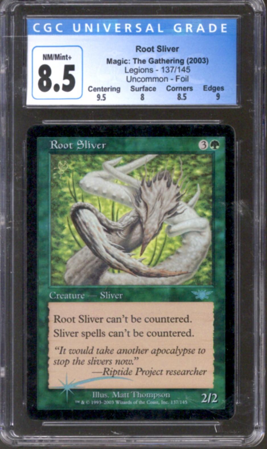 Magic the Gathering Legions FOIL Root Sliver CGC 8.5 | DA Card World