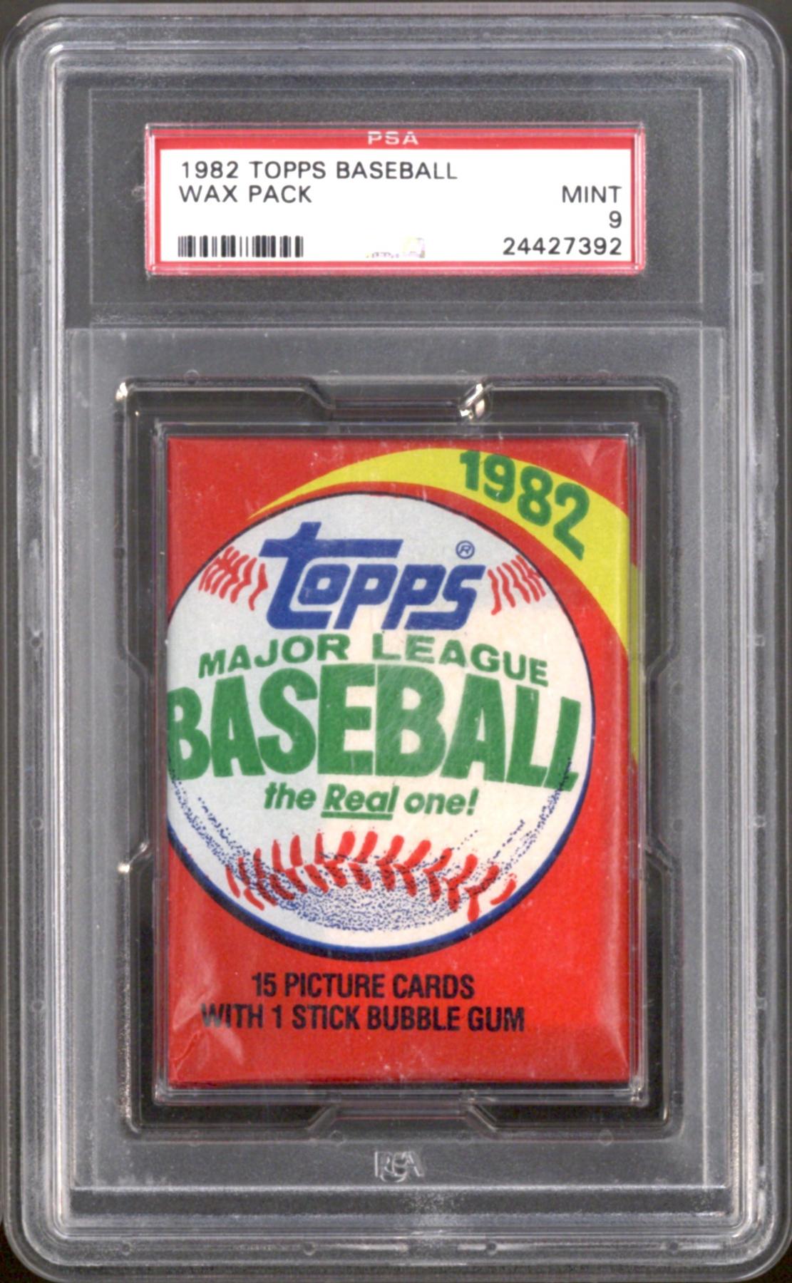 1982 Topps Baseball Wax Pack Psa 9 | Da Card World