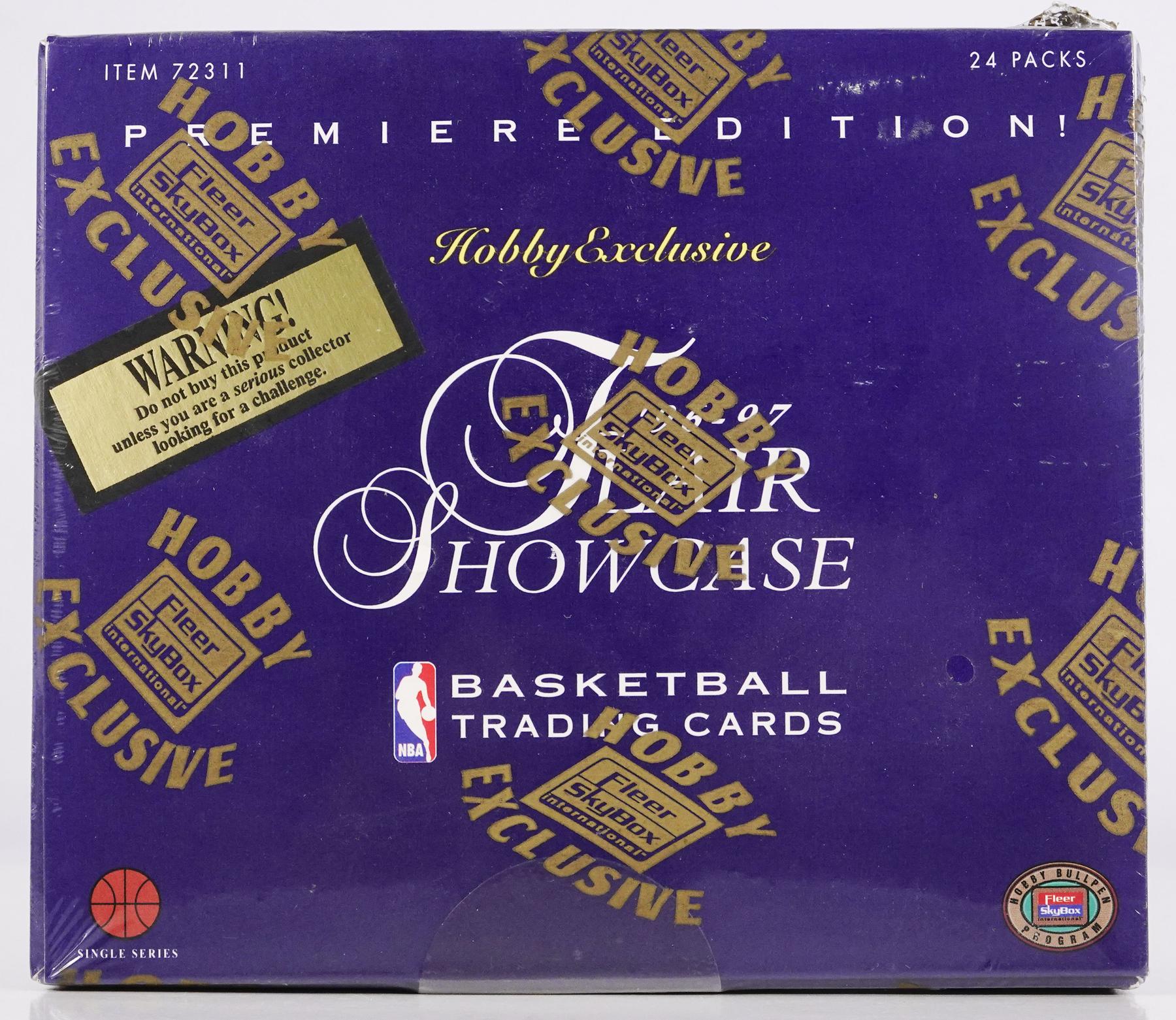 1996/97 Fleer Flair Showcase Basketball Hobby Box | DA Card World