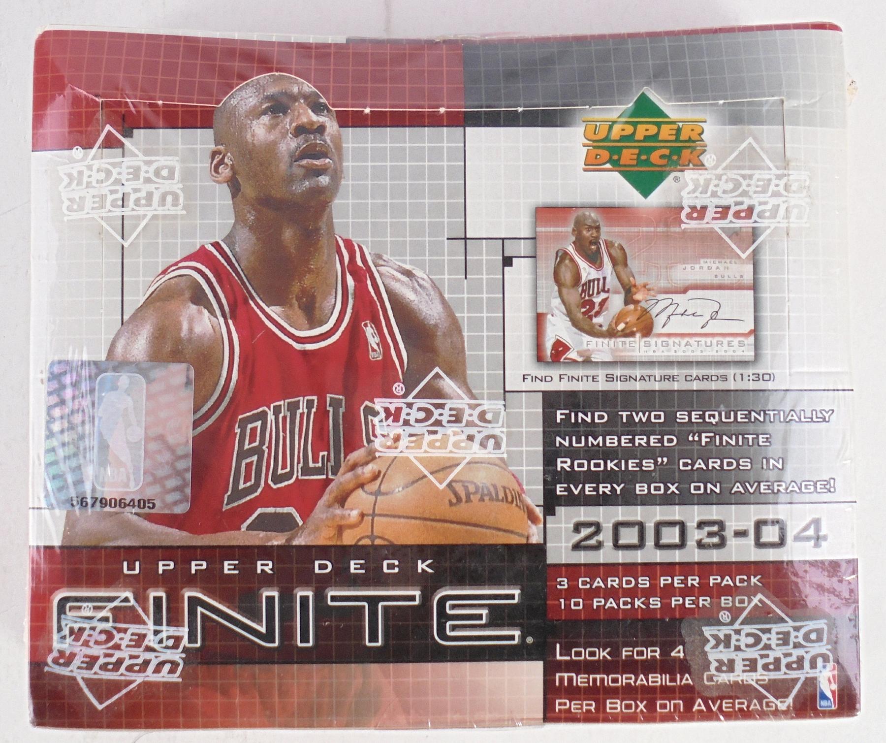 2003 04 Upper Deck Finite Basketball Hobby Box Reed Buy Da Card World