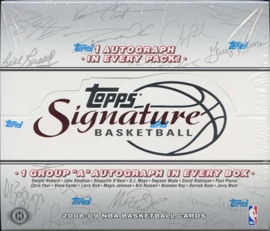 2008/09 Topps Signature Basketball Hobby Box | DA Card World