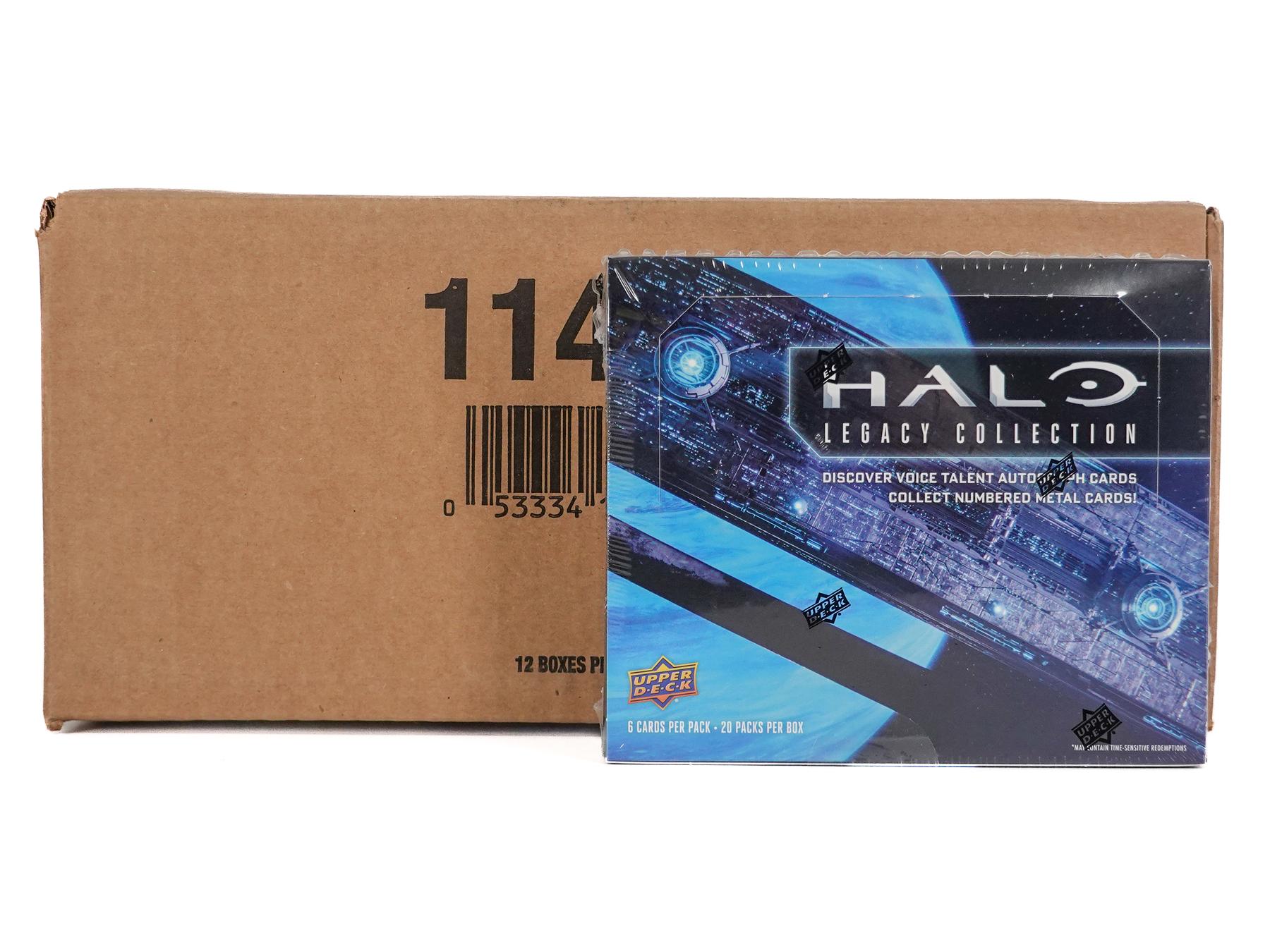 Halo: Legacy Collection Trading Cards Hobby 12-Box Case (Upper Deck ...