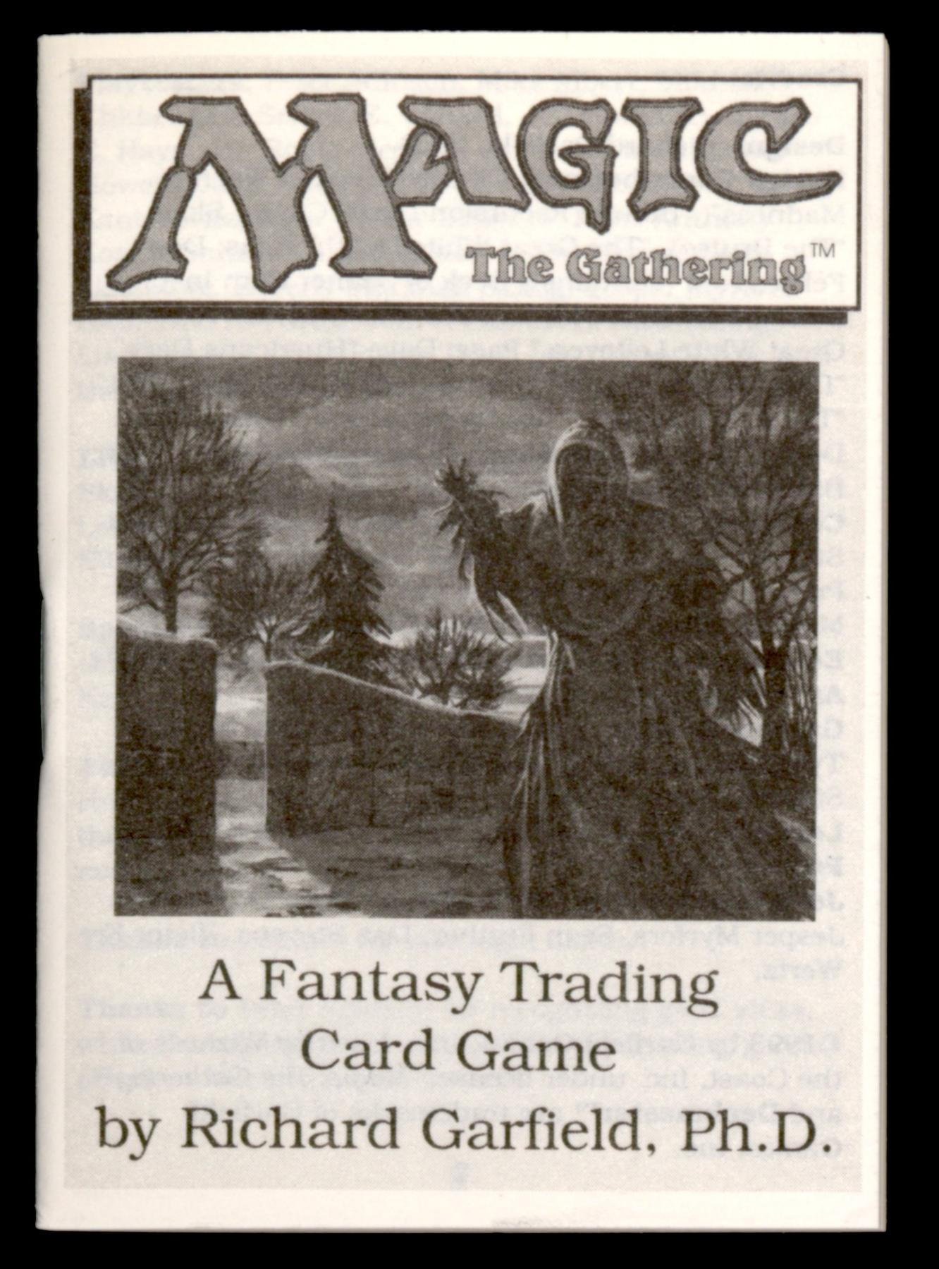 Magic the Gathering Original Beta Rule Book | DA Card World